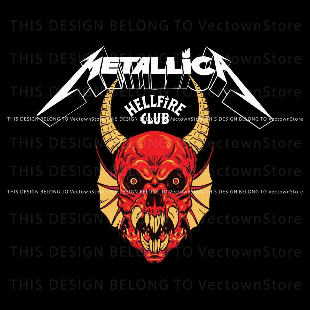 ArtStation - Hellfire Club Metallica PNG Sublimation Download