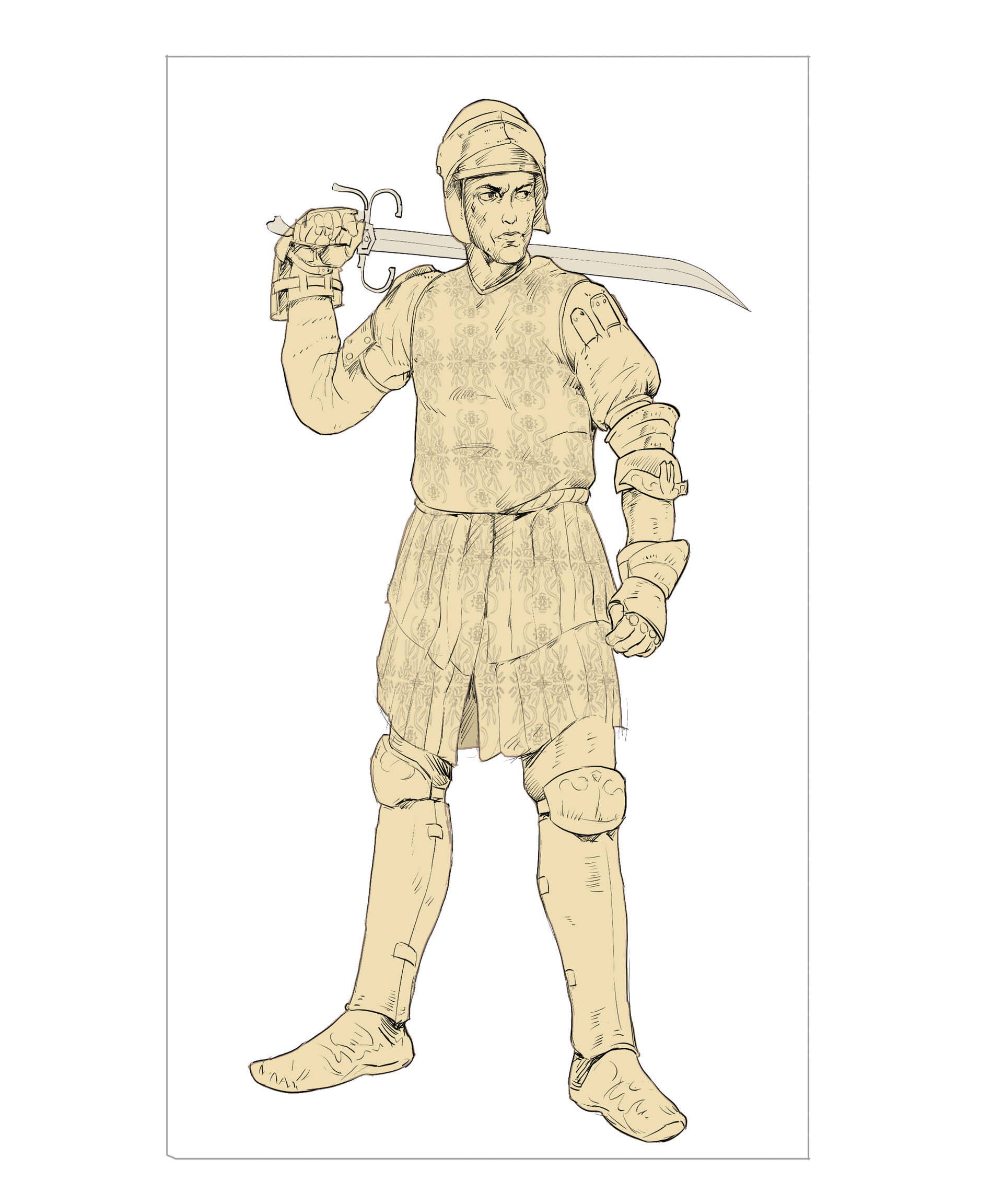 Gonza Dominguez - medieval melee warriors I