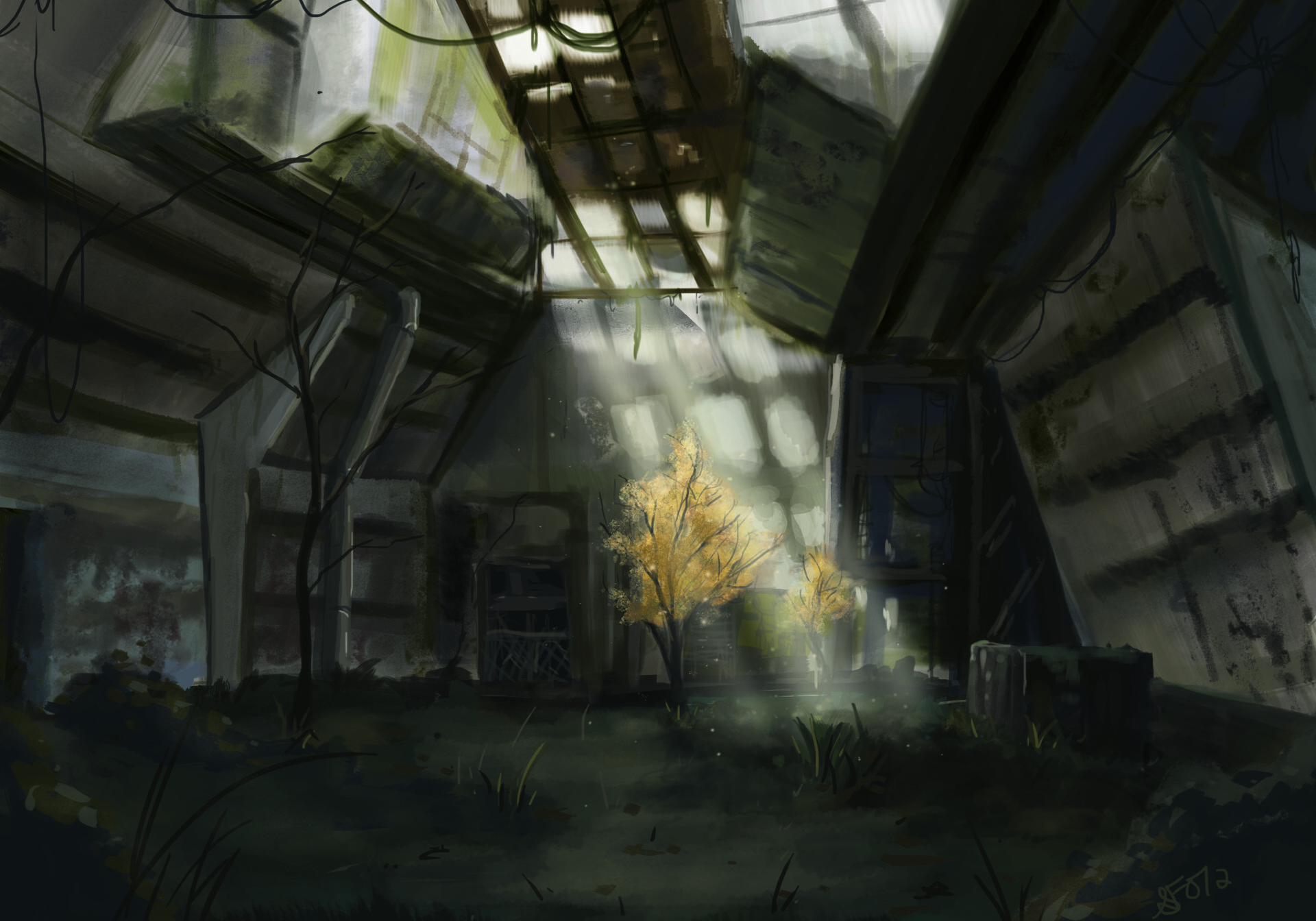 ArtStation - Abandoned Study
