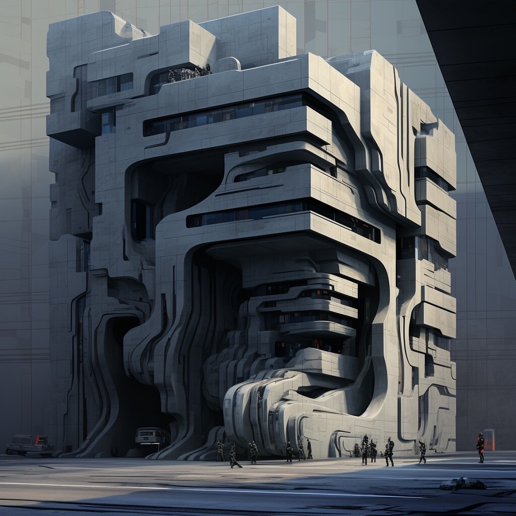 ArtStation - Mega futuristic construction