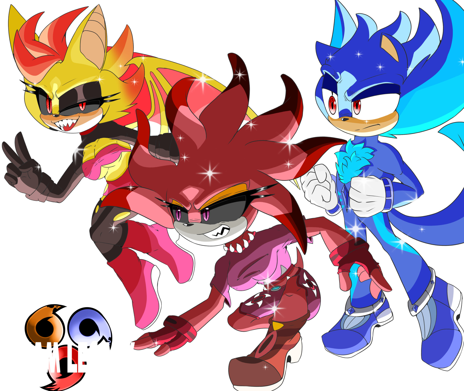 Dark Sonic Vs Super Scourge