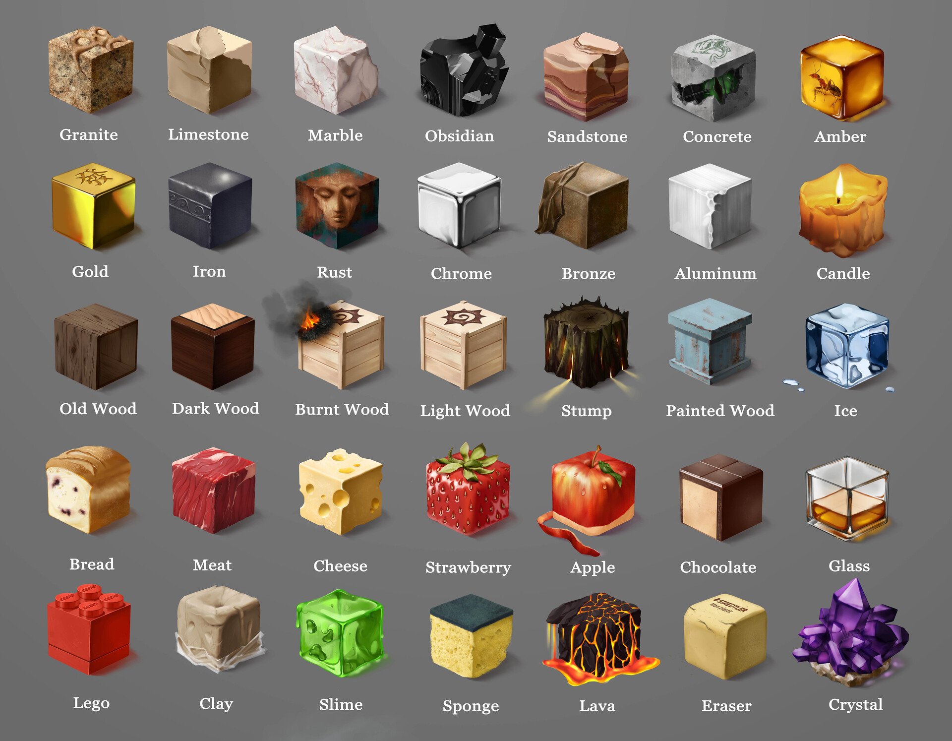 ArtStation - Material study