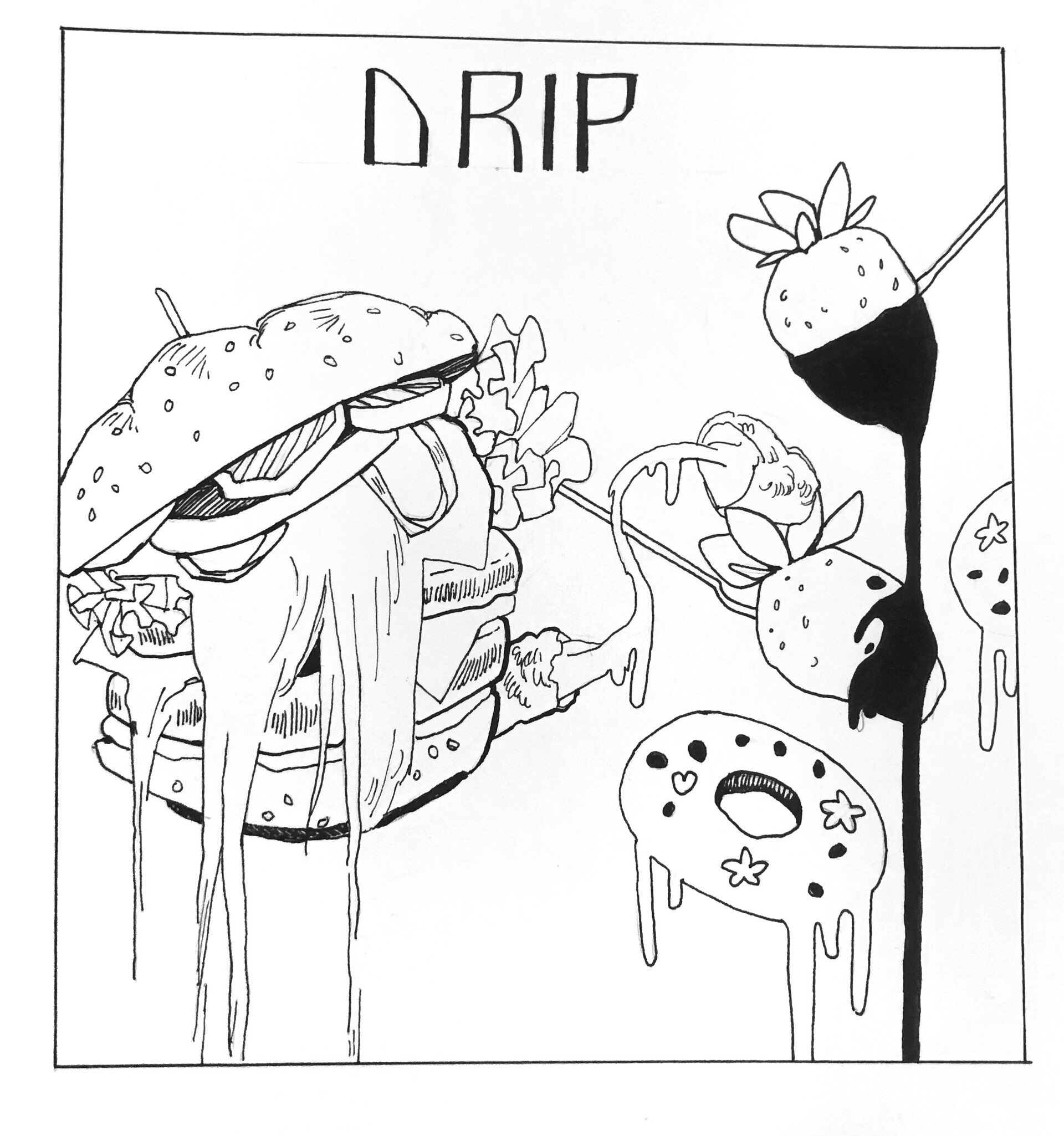 ArtStation - Inktober VII 🦑 DRIP