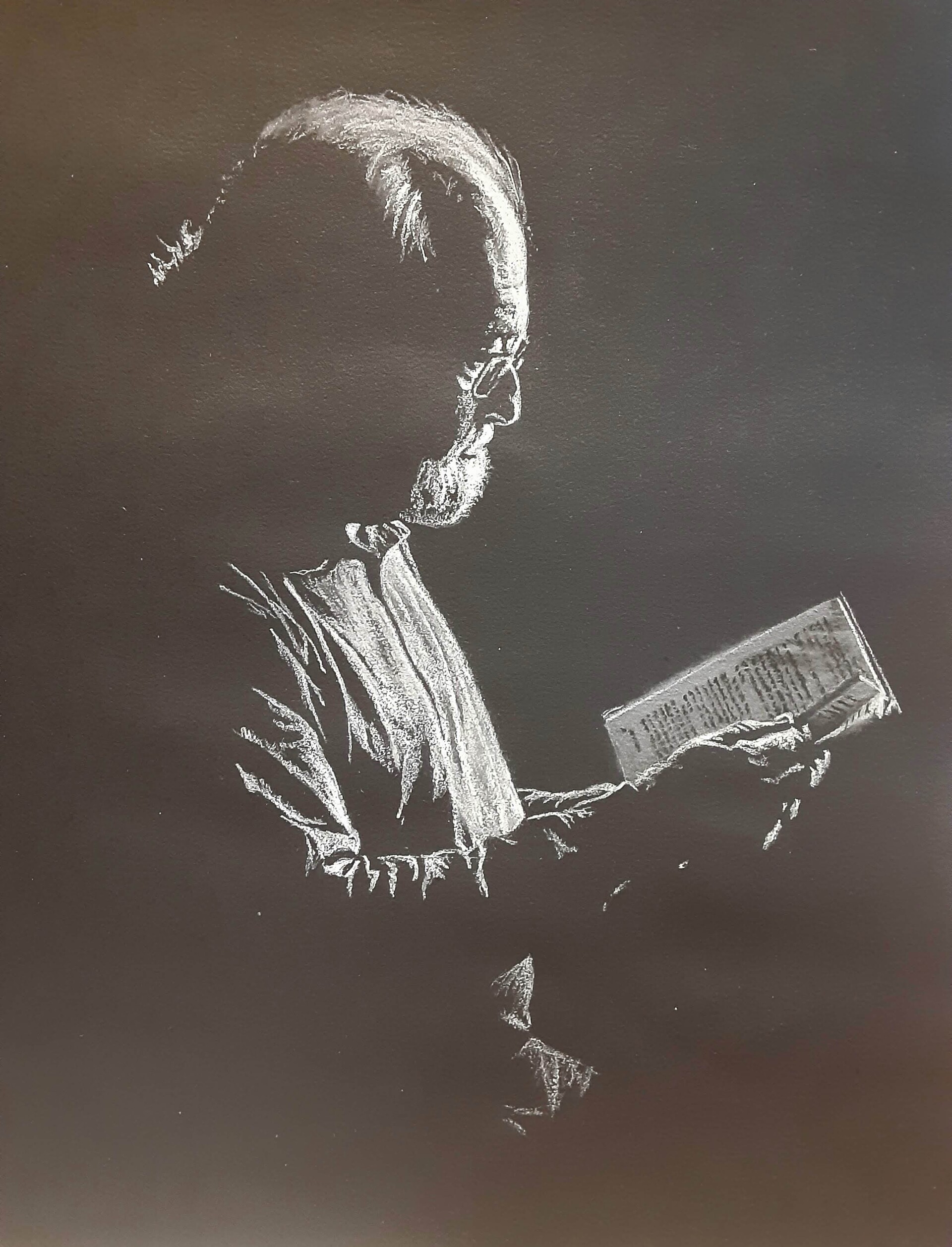 Pastel of a man reading a book by James Colter : r/ImaginaryBooks