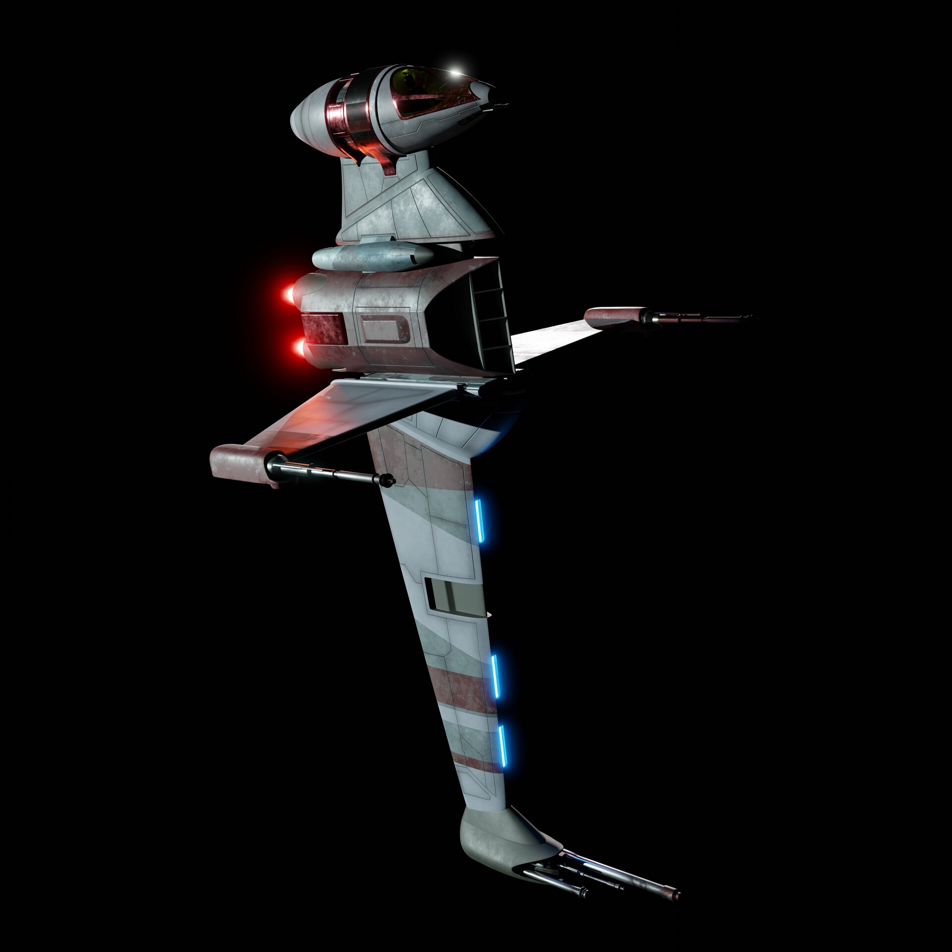 ArtStation - B-wing starfighter