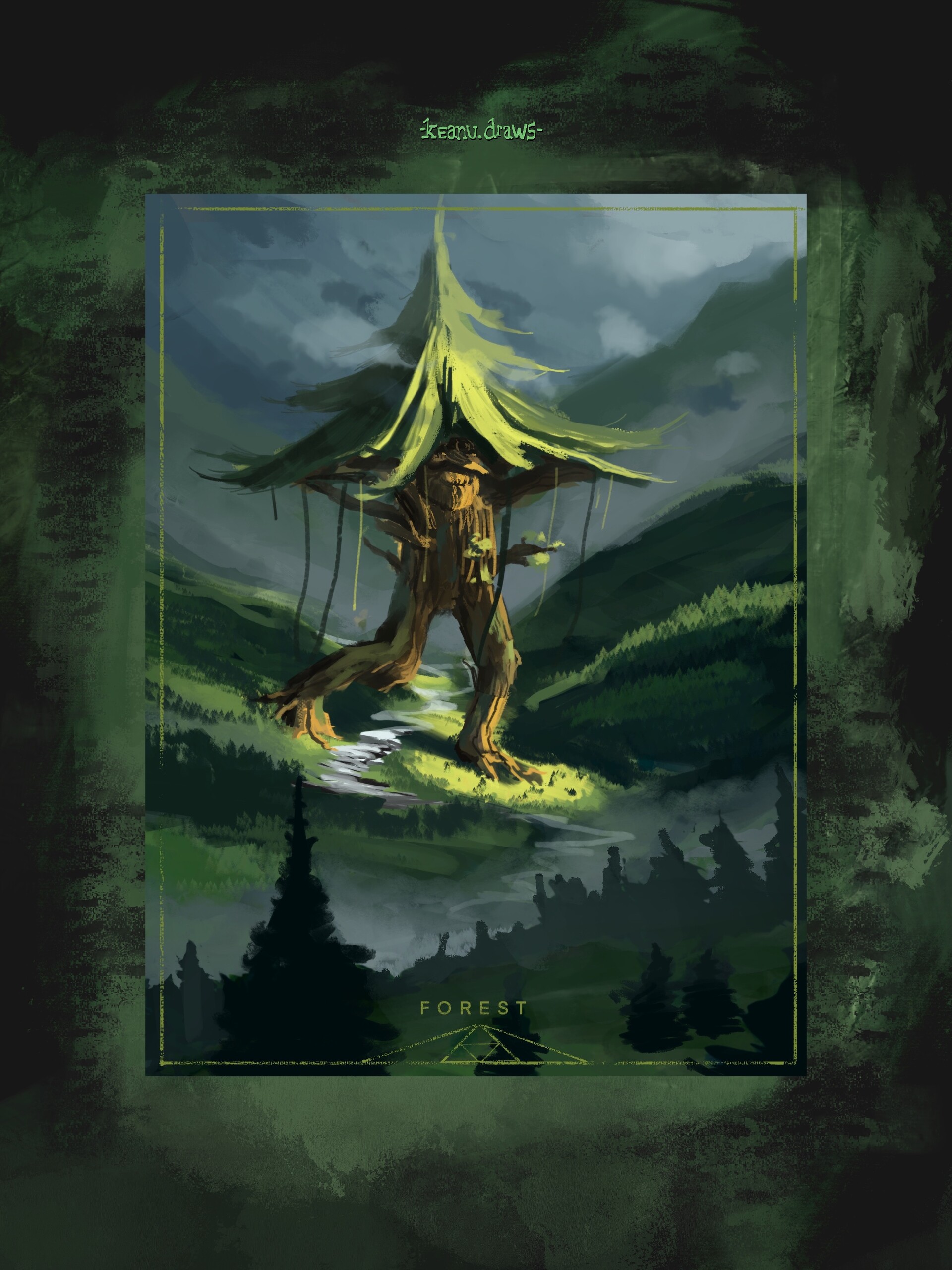 ArtStation - Forest (MTG Fan Art 5/5)