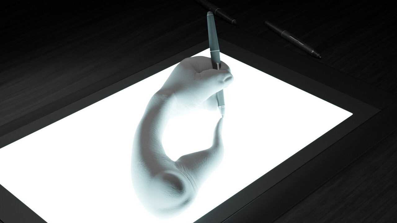 Miguel Roman - The Art of Sculpture: Hand Emerging from Tablet