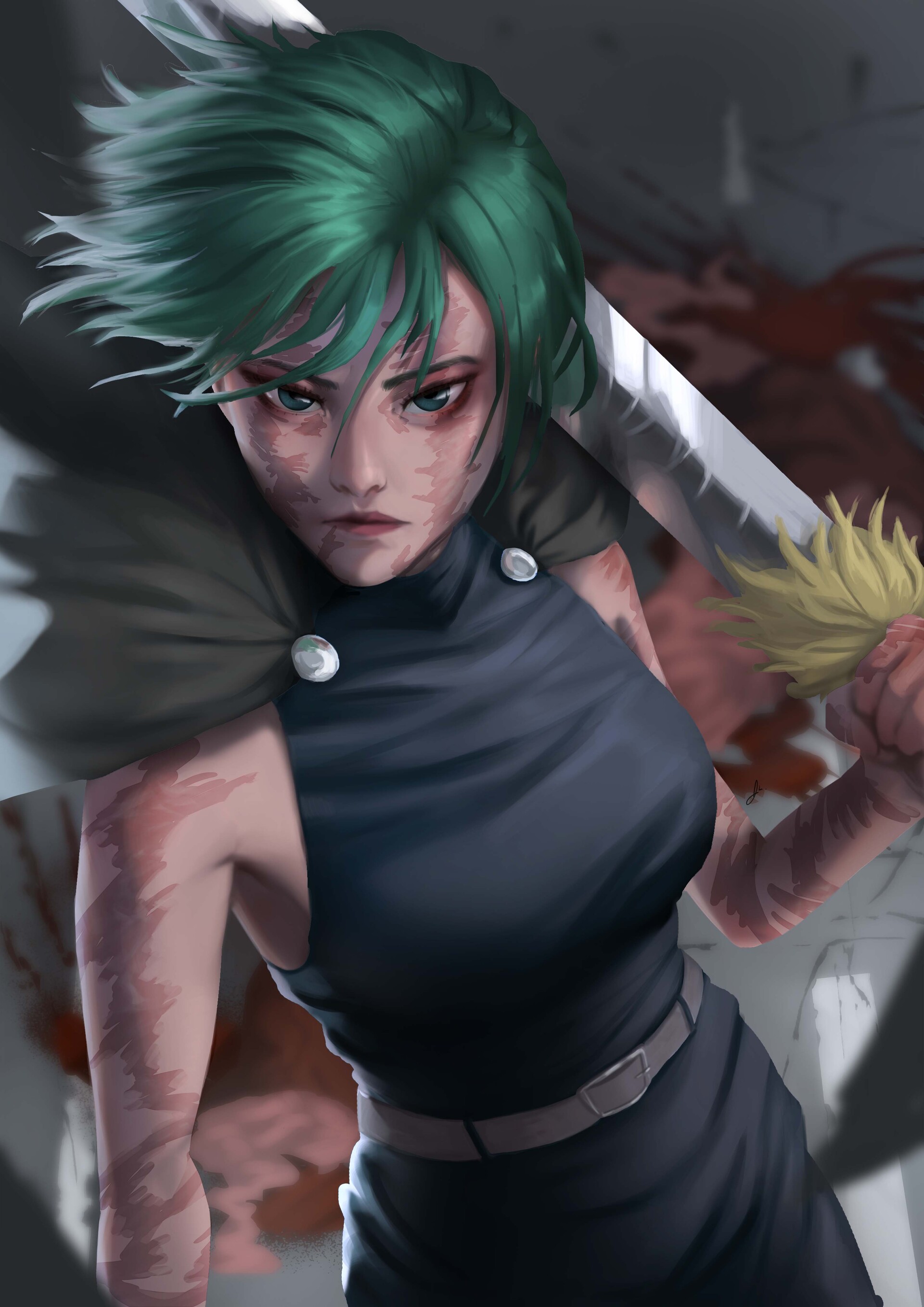Artstation Maki Jjk Fanart