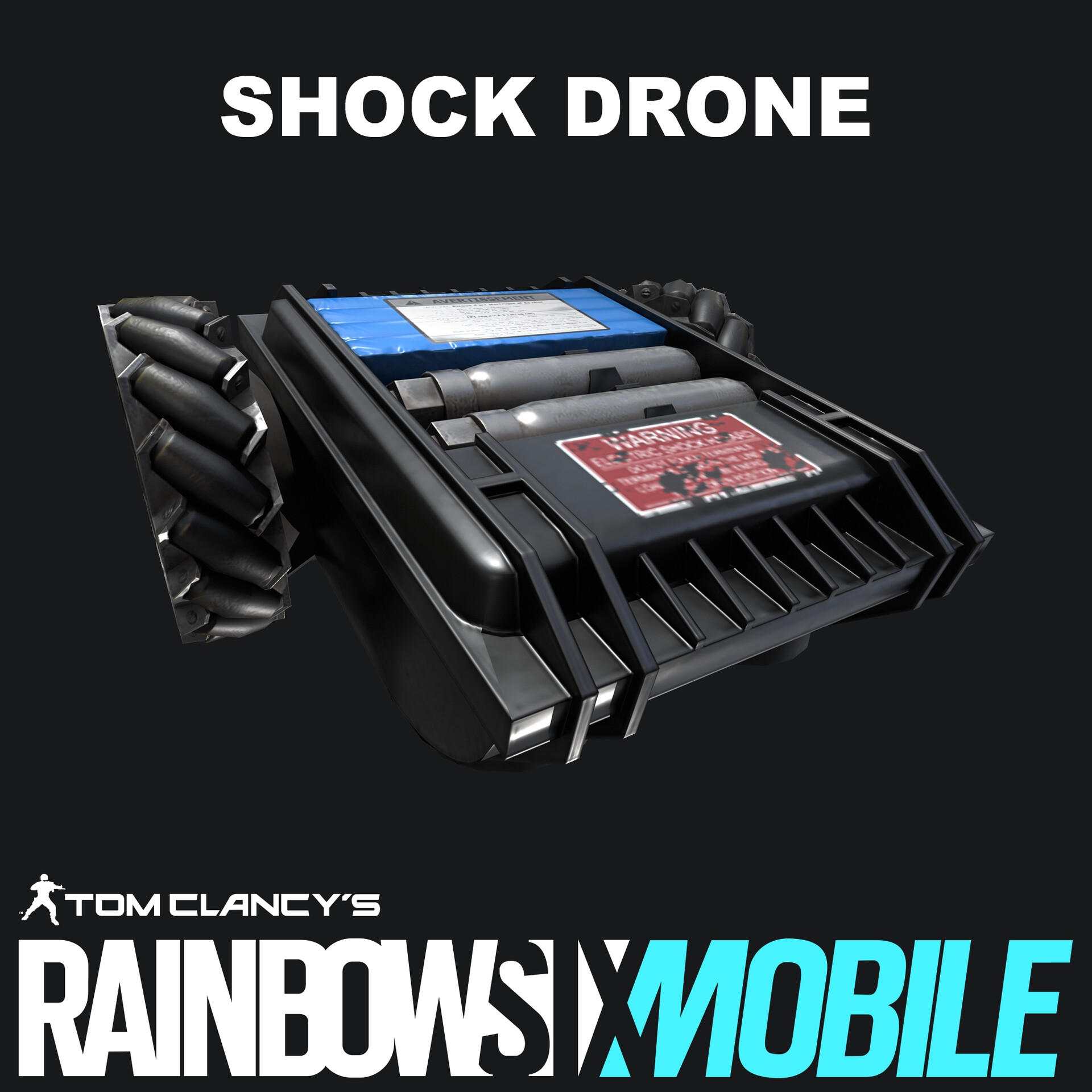 ArtStation - Shock Drone Rainbow 6 Mobile