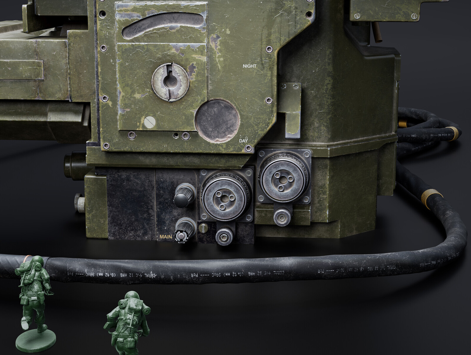 Games Artist - Warrior Tank Periscope - Prop Breakdown - Oleksandr Reznik