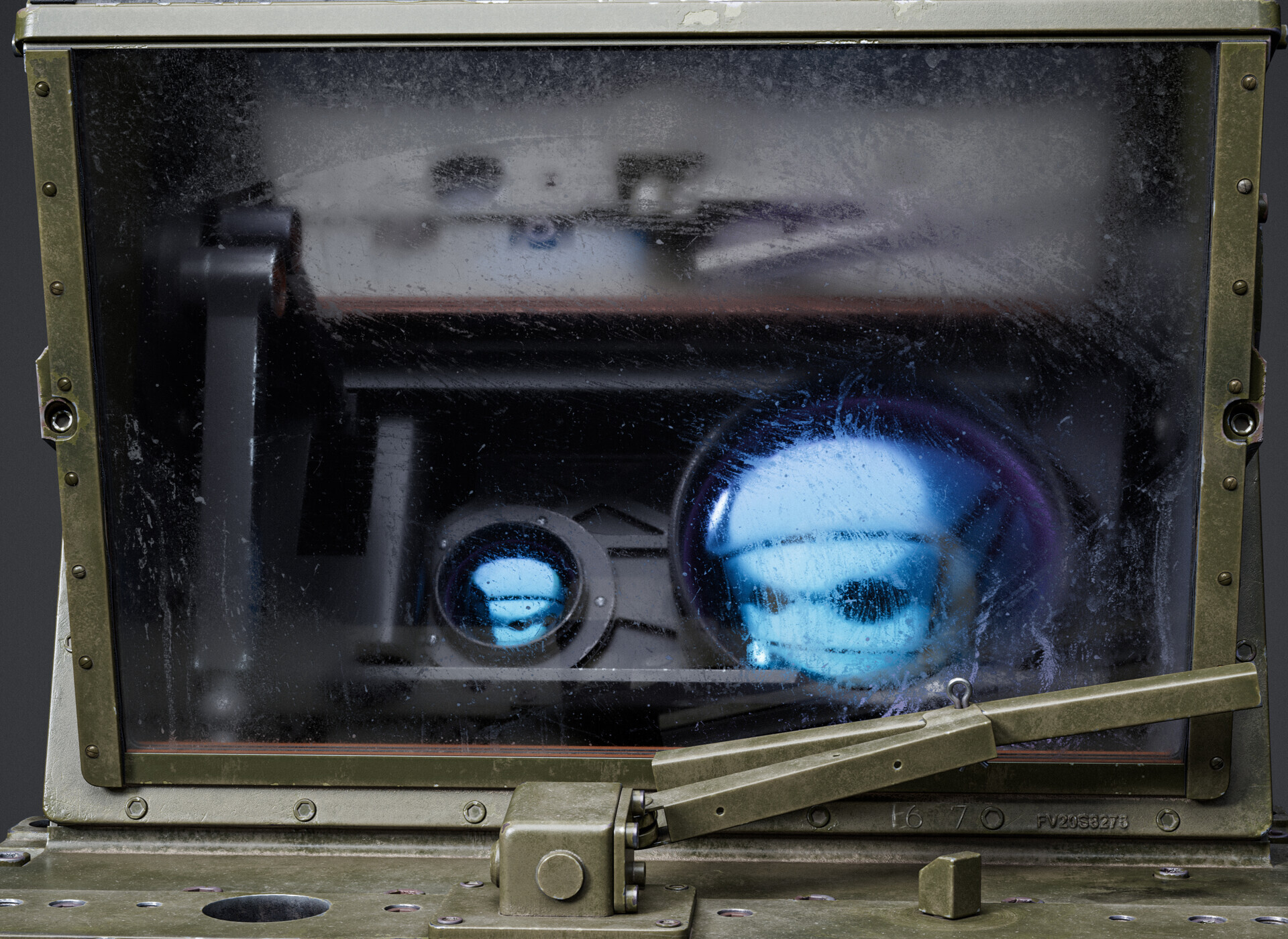 Games Artist - Warrior Tank Periscope - Prop Breakdown - Oleksandr Reznik