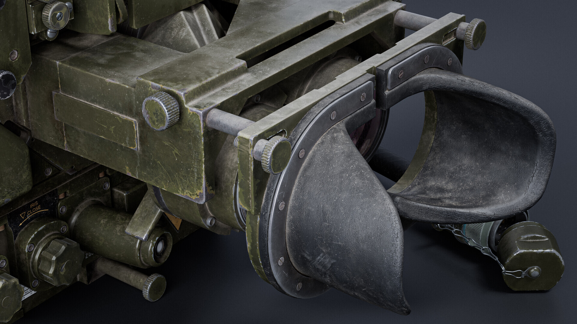 Games Artist - Warrior Tank Periscope - Prop Breakdown - Oleksandr Reznik