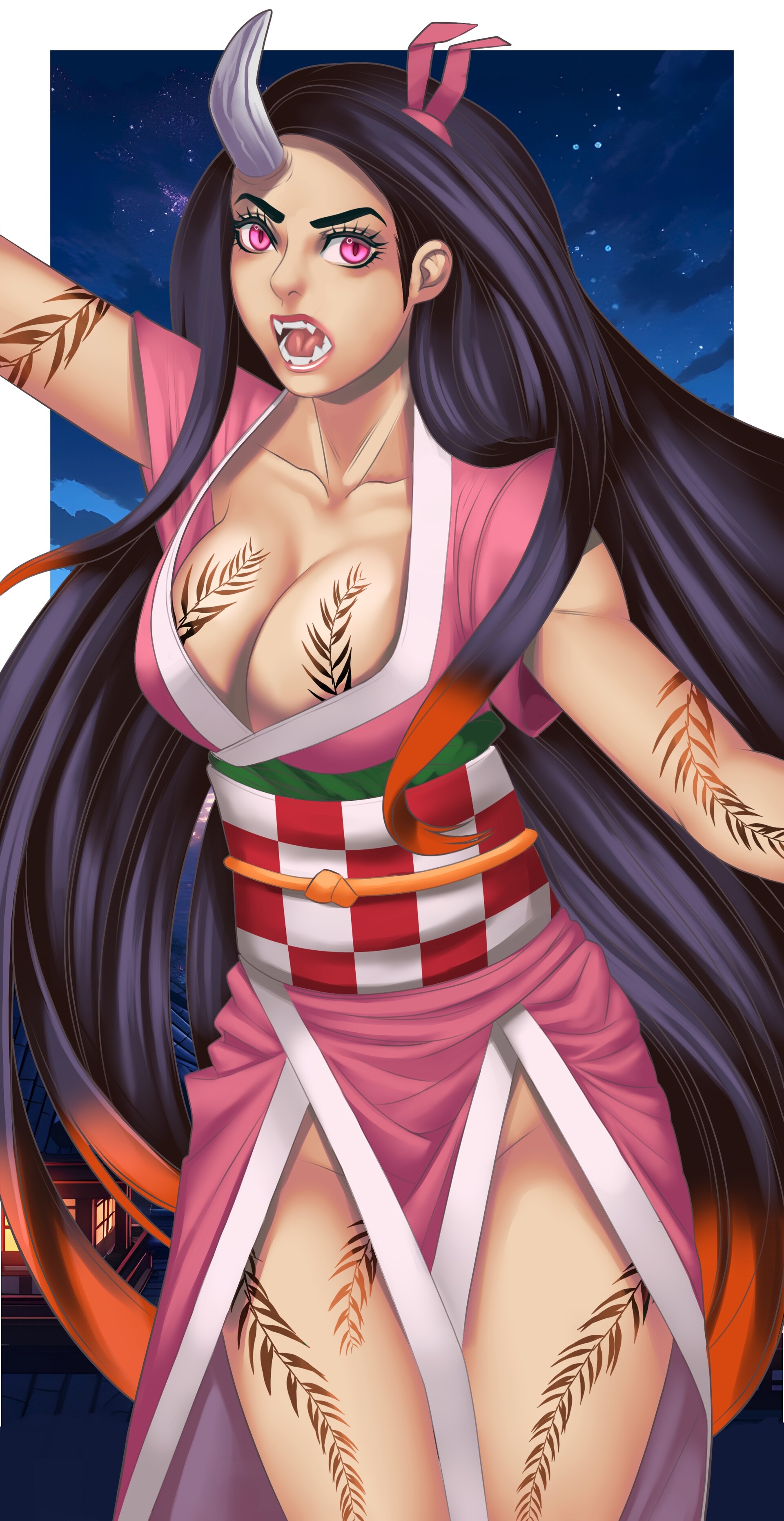 ArtStation - Artgerm Arttrober Challenge 2023 - Nezuko