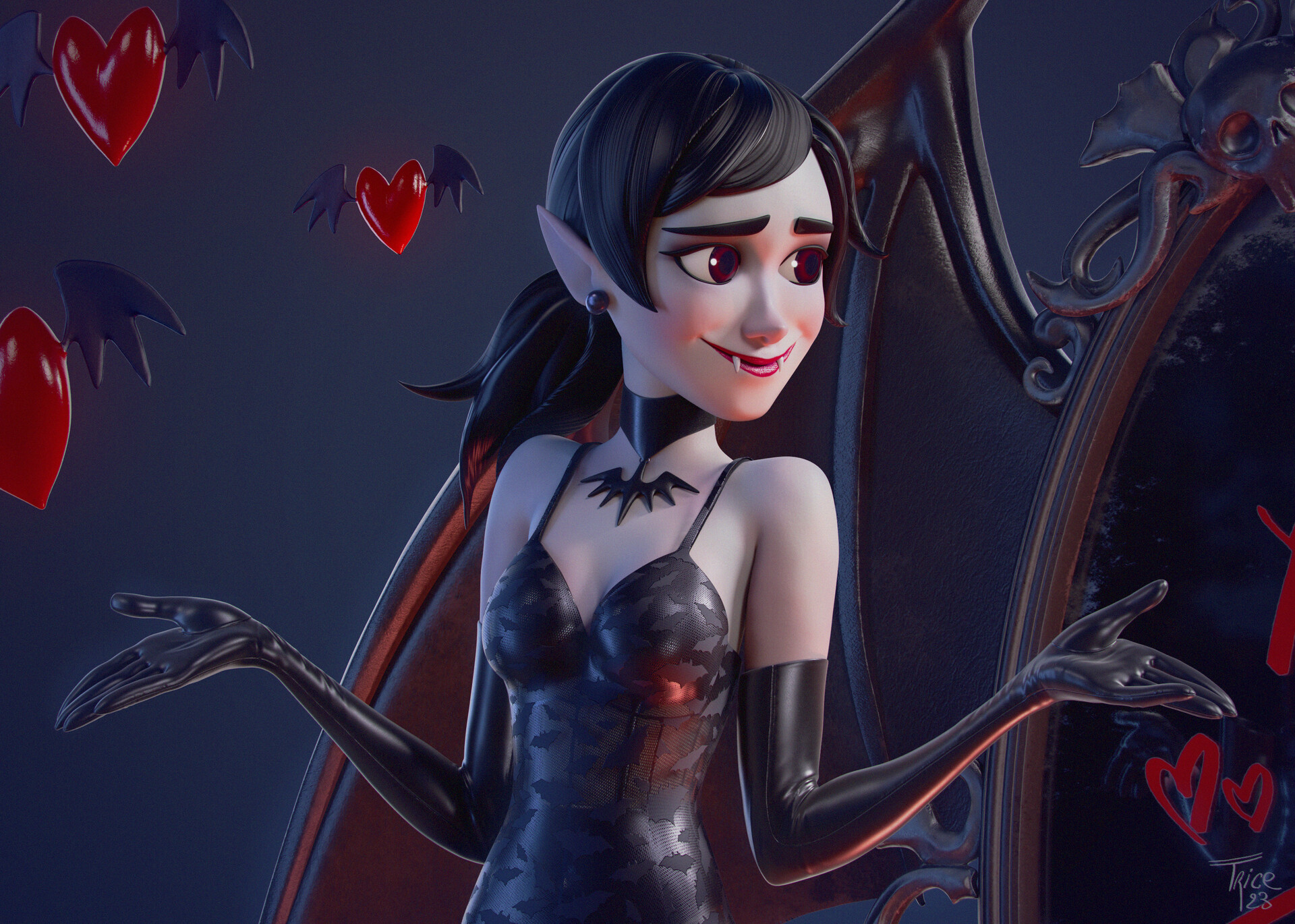 ArtStation - Vampire Reflection 🦇