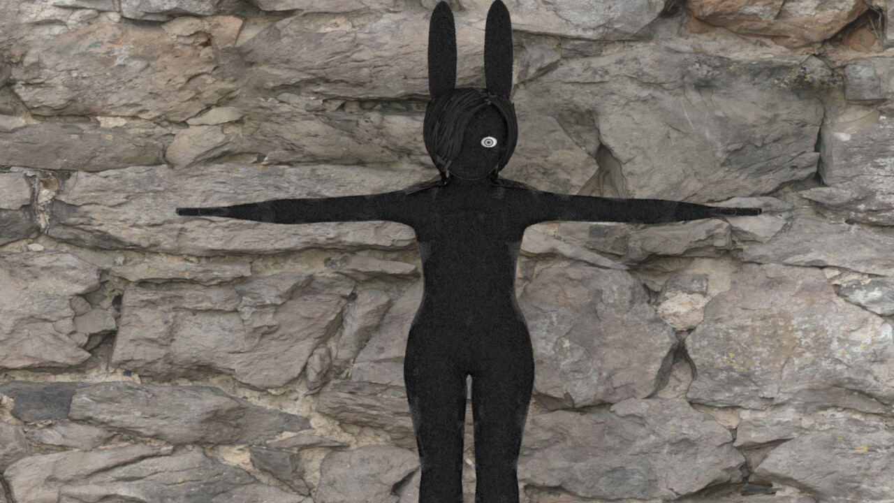 ArtStation - Humanoid Bunny character model