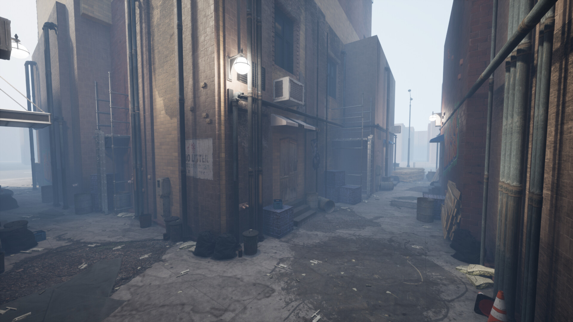 ArtStation - 3D Environment - Back Alley