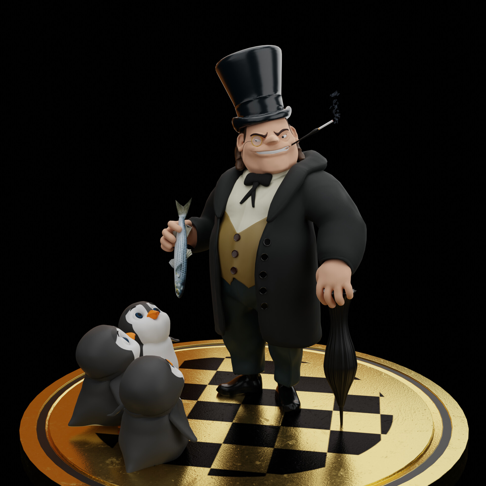 ArtStation - Penguin From DC Universe Stylized Model