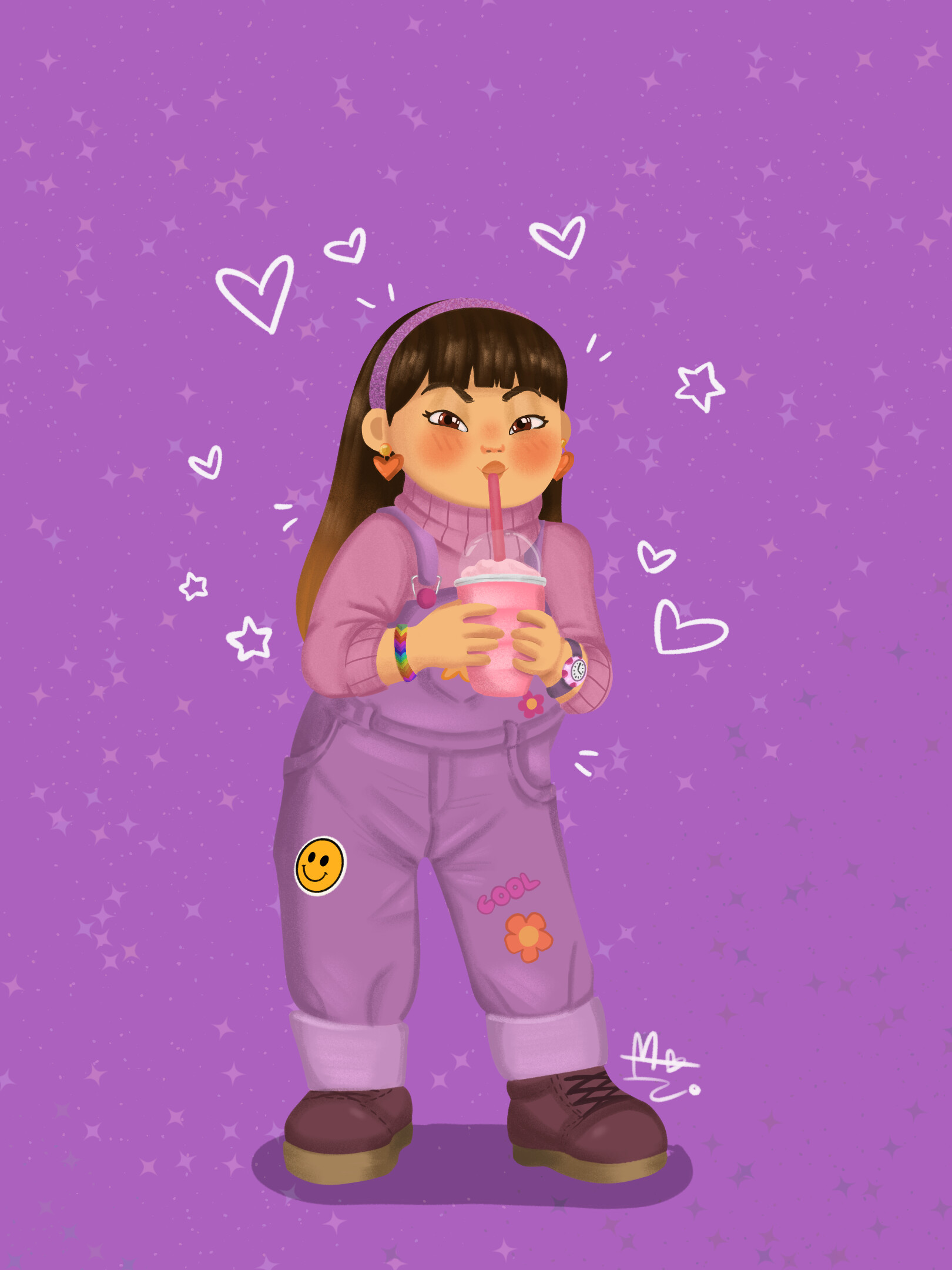 ArtStation - Abby Turning Red