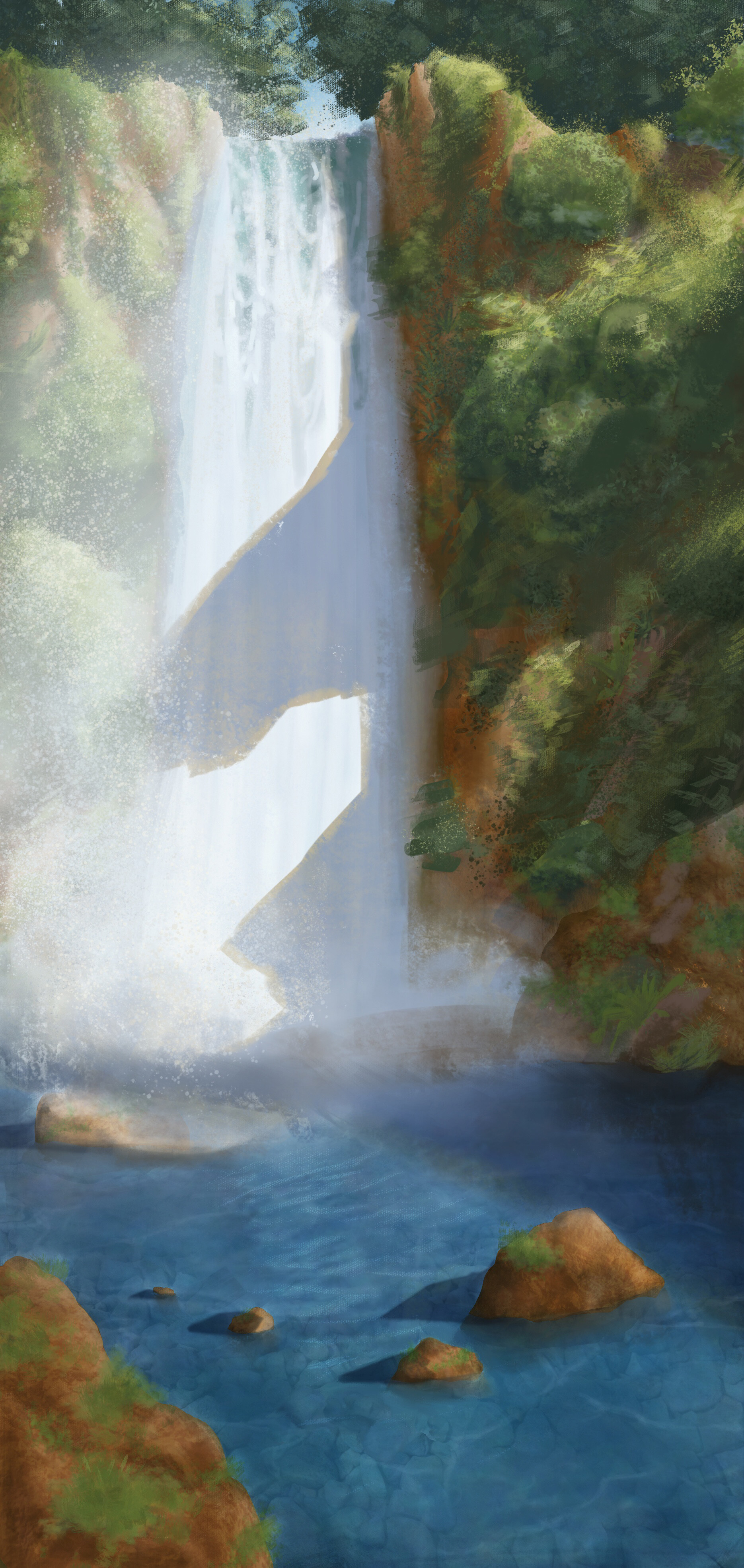 ArtStation - Waterfall