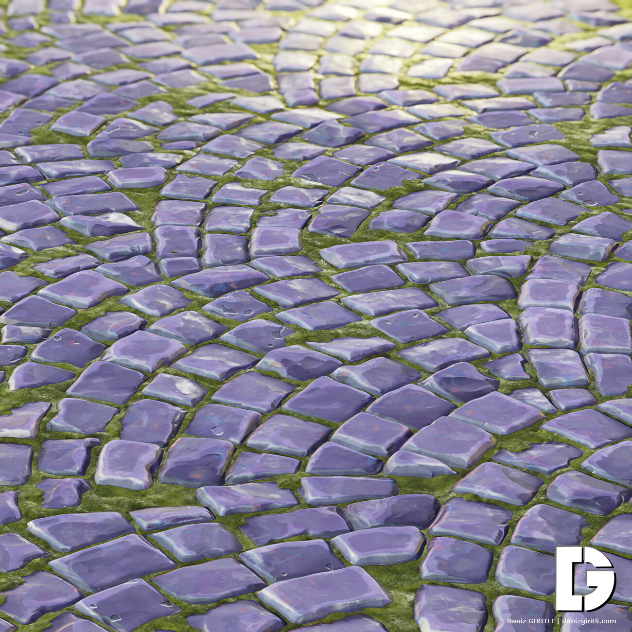 Deniz Giritli - Stylized Cobblestone Material - Substance Designer
