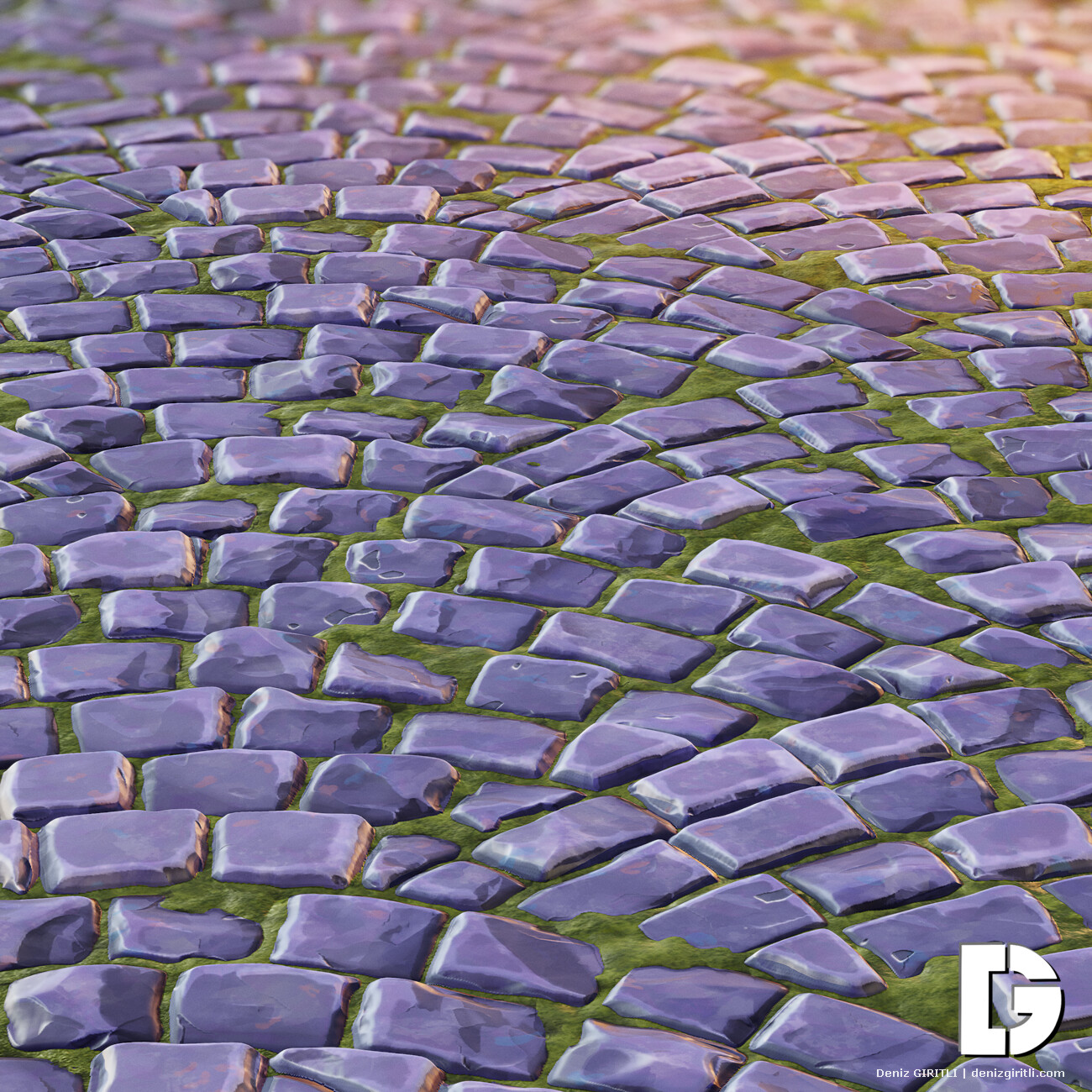 Deniz Giritli - Stylized Cobblestone Material - Substance Designer