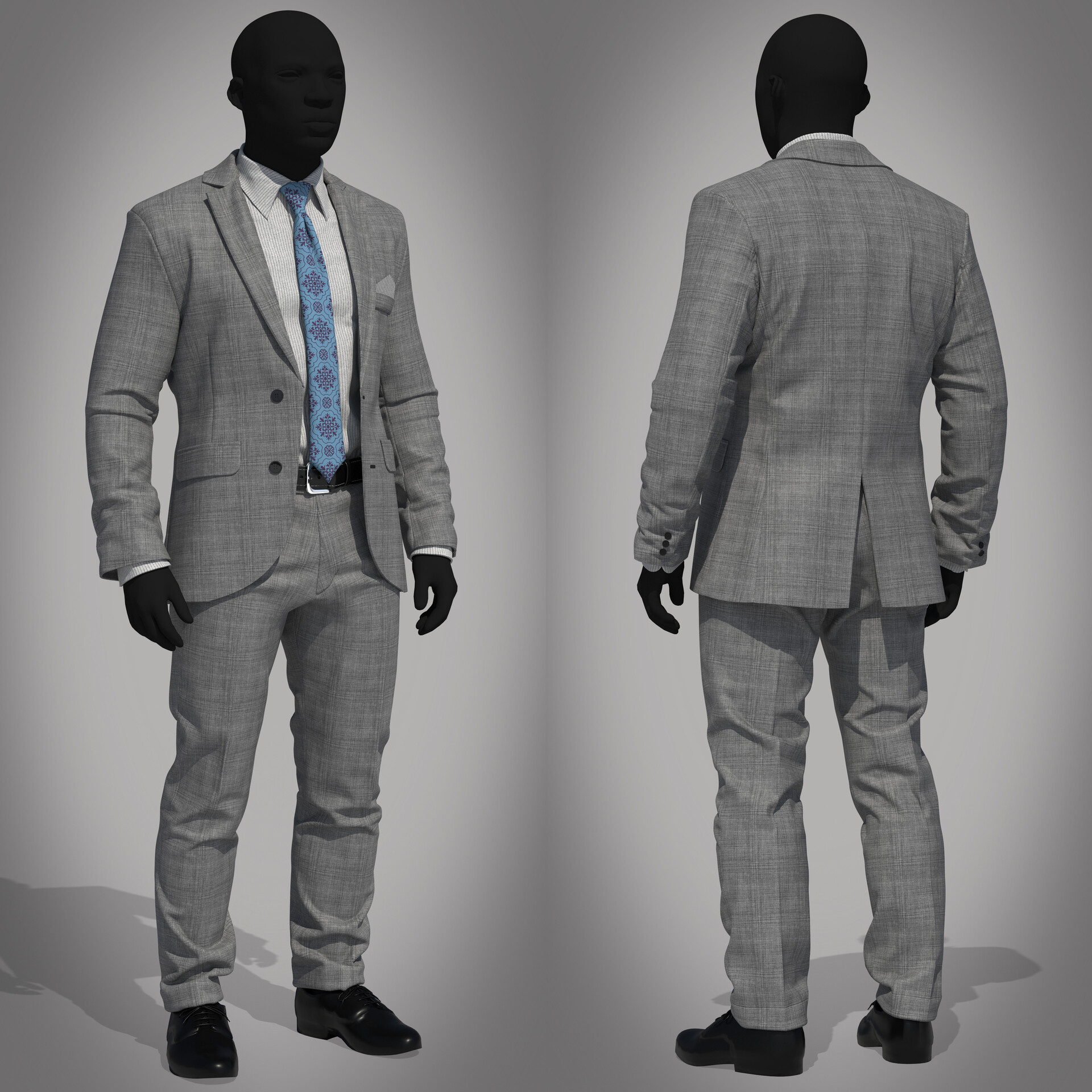 ArtStation - Marvelous Designer Clothing - Men Suit