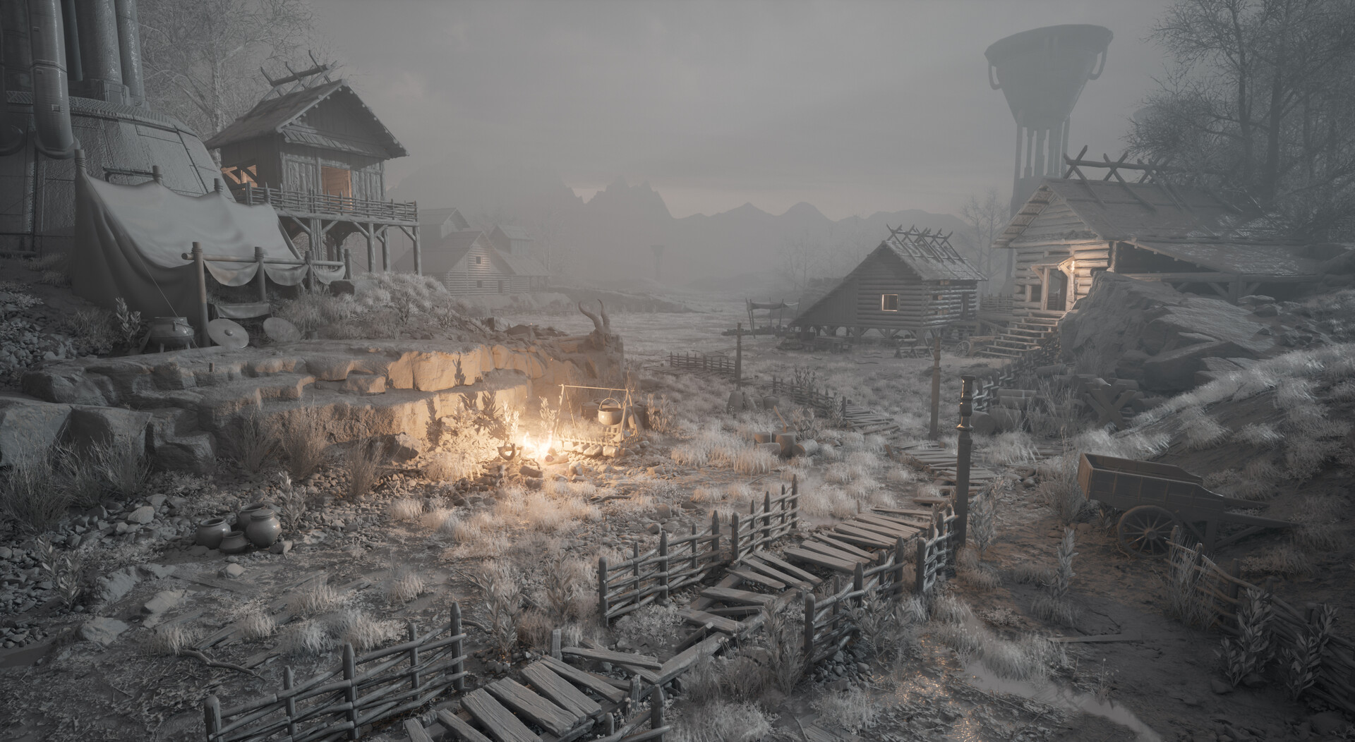 Xiaolong Wang - UE5 - Village