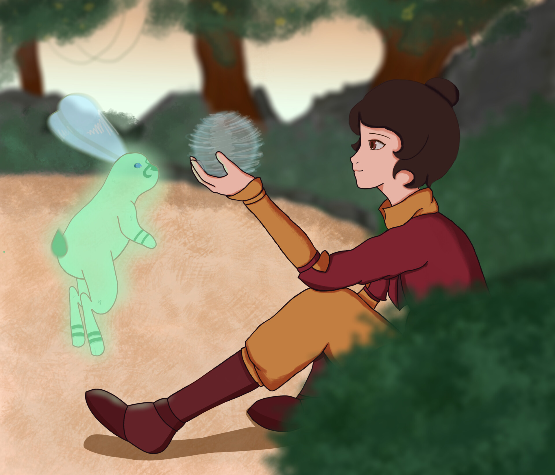 ArtStation - Airbender Jinora