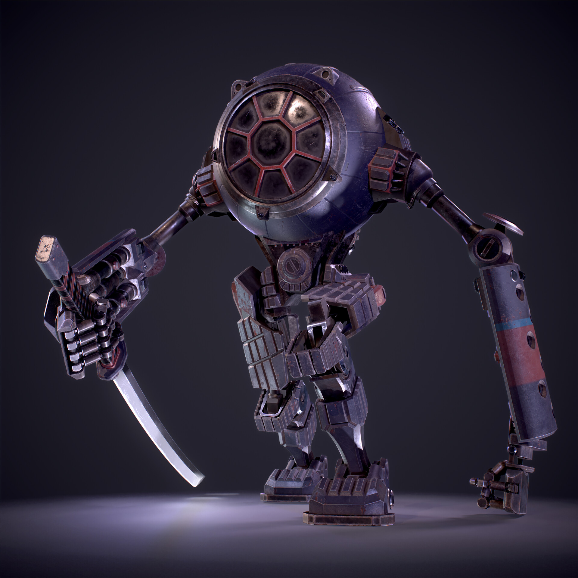 ArtStation - Robot SAMURAI