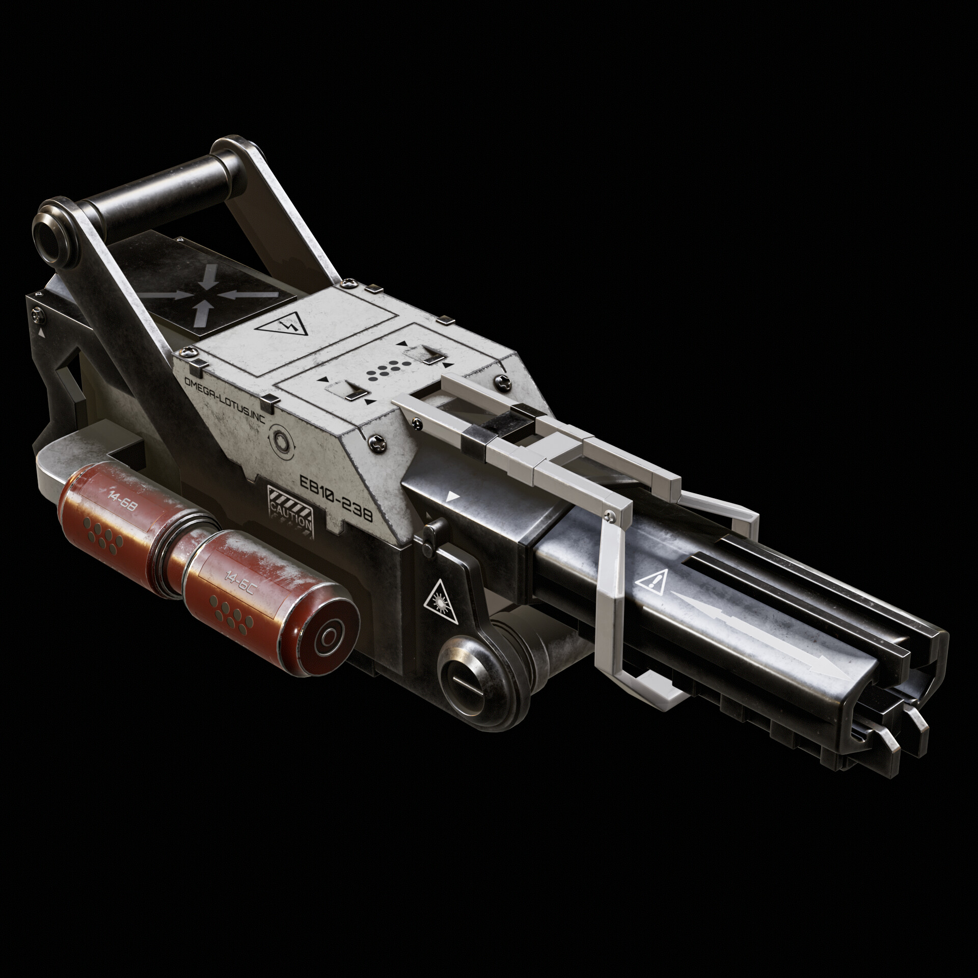 ArtStation - sci-fi weapon