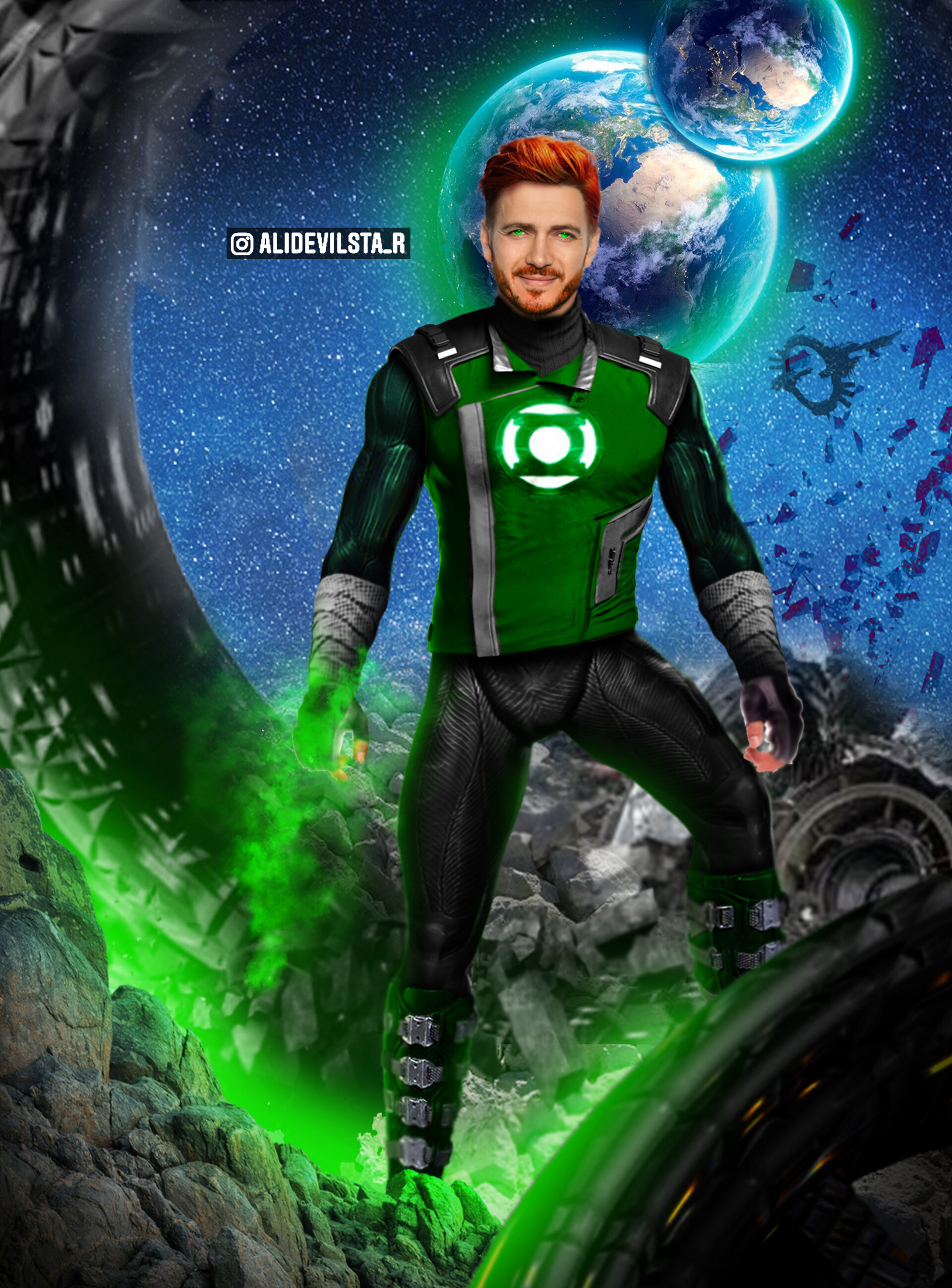 ArtStation - Hayden Christensen as Guy Gardner