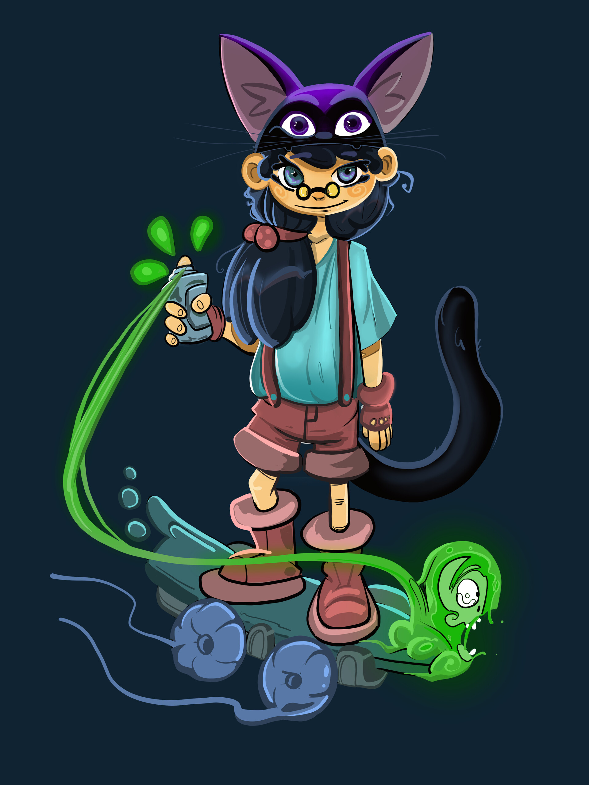 ArtStation - Magic Cat Girl Character Design