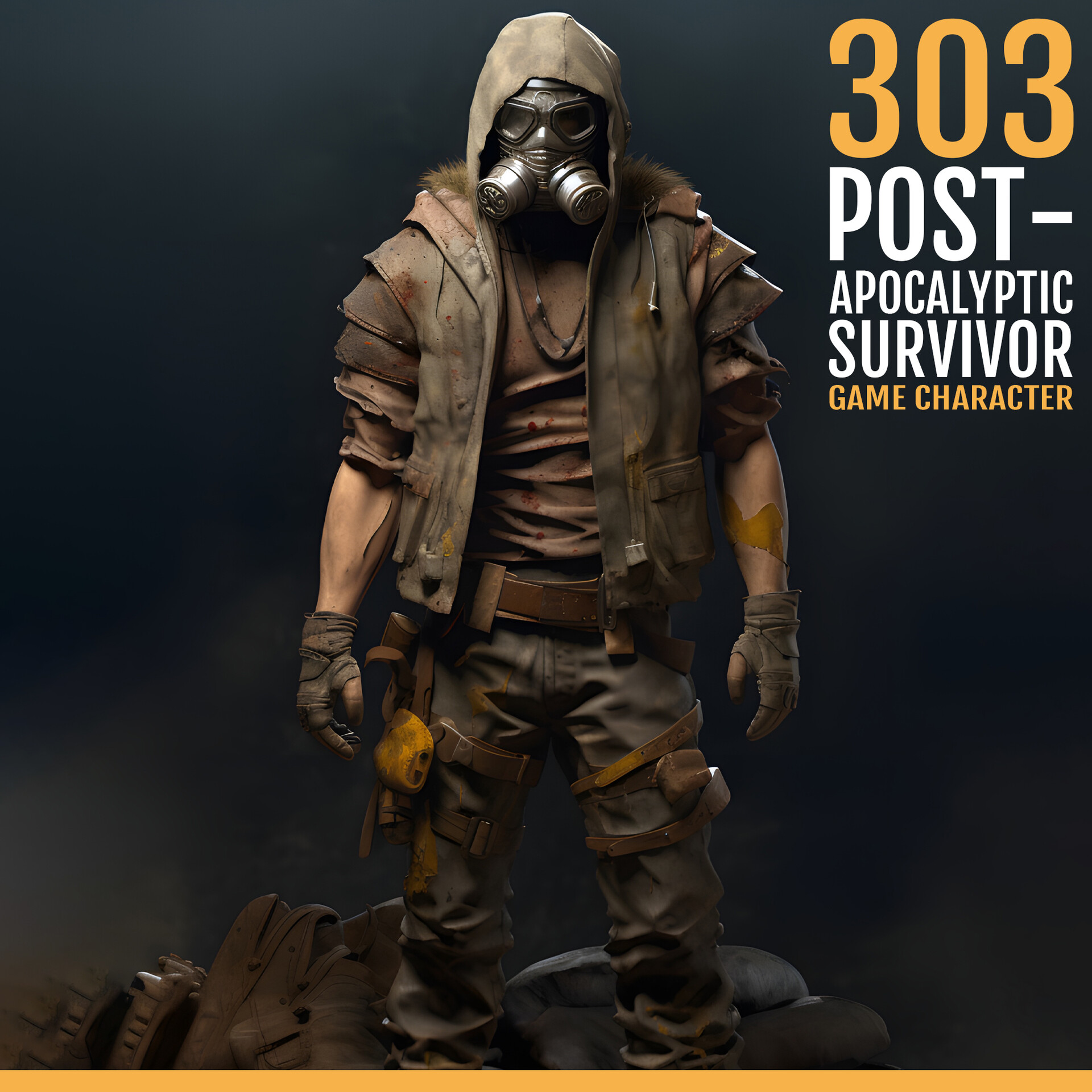 ArtStation - 303 Post-Apocalyptic Survivor
