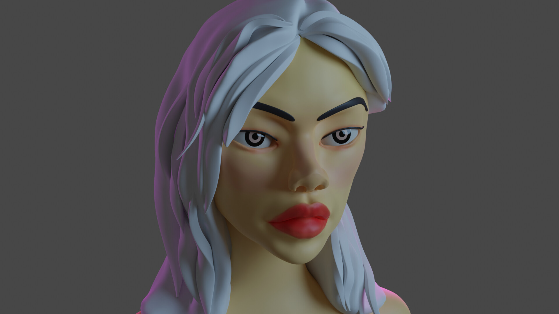 ArtStation - Female Face Try
