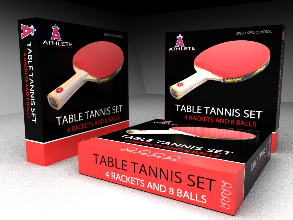 ArtStation - Table tennis box