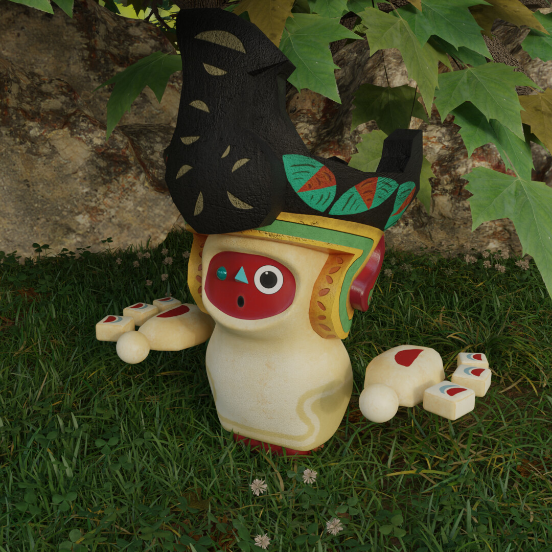 ArtStation - Arcane / Ancient Robot LD301 - Zelda Fanart - Model Hand ...