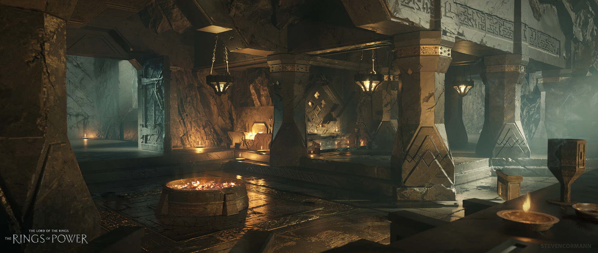 ArtStation - Rings Of Power - Durin's home