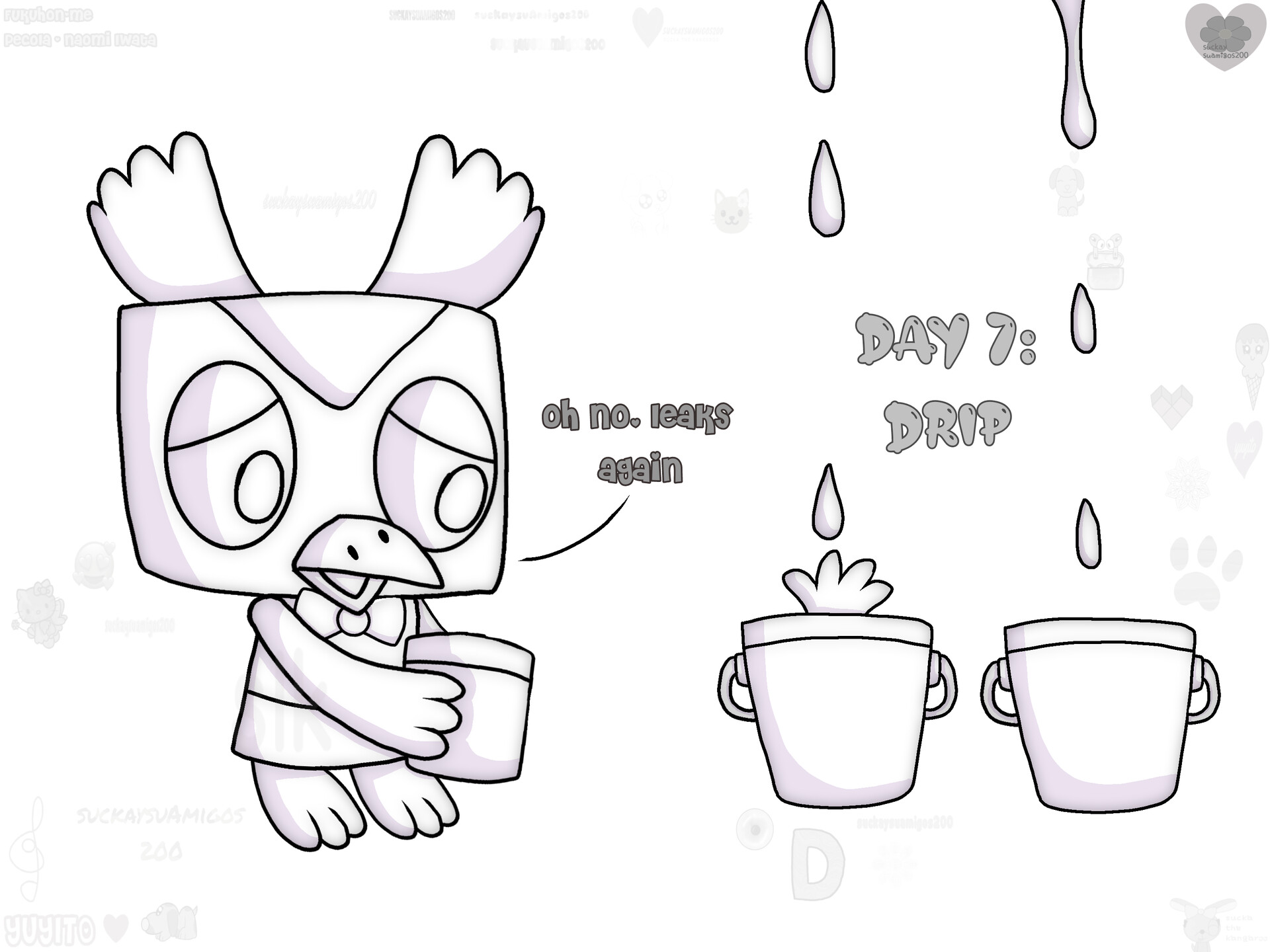 ArtStation - Inktober 2023 Day 7: Drip