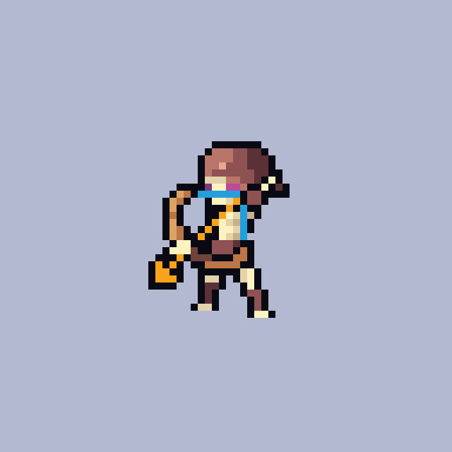 Guilherme Capella - Pixel art Skeleton Archer