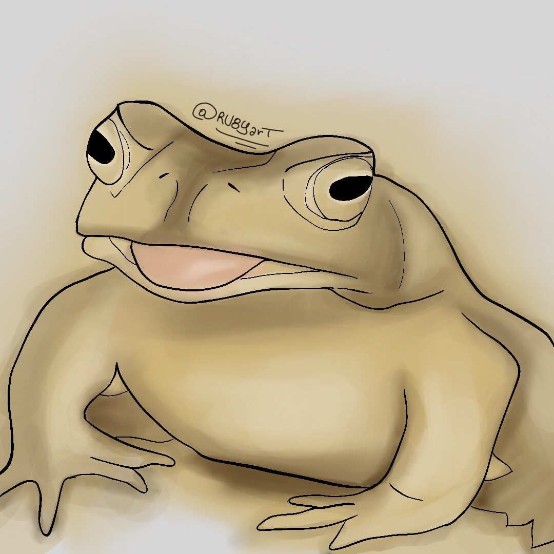 ArtStation - Inktober Day 8- TOAD 🐸