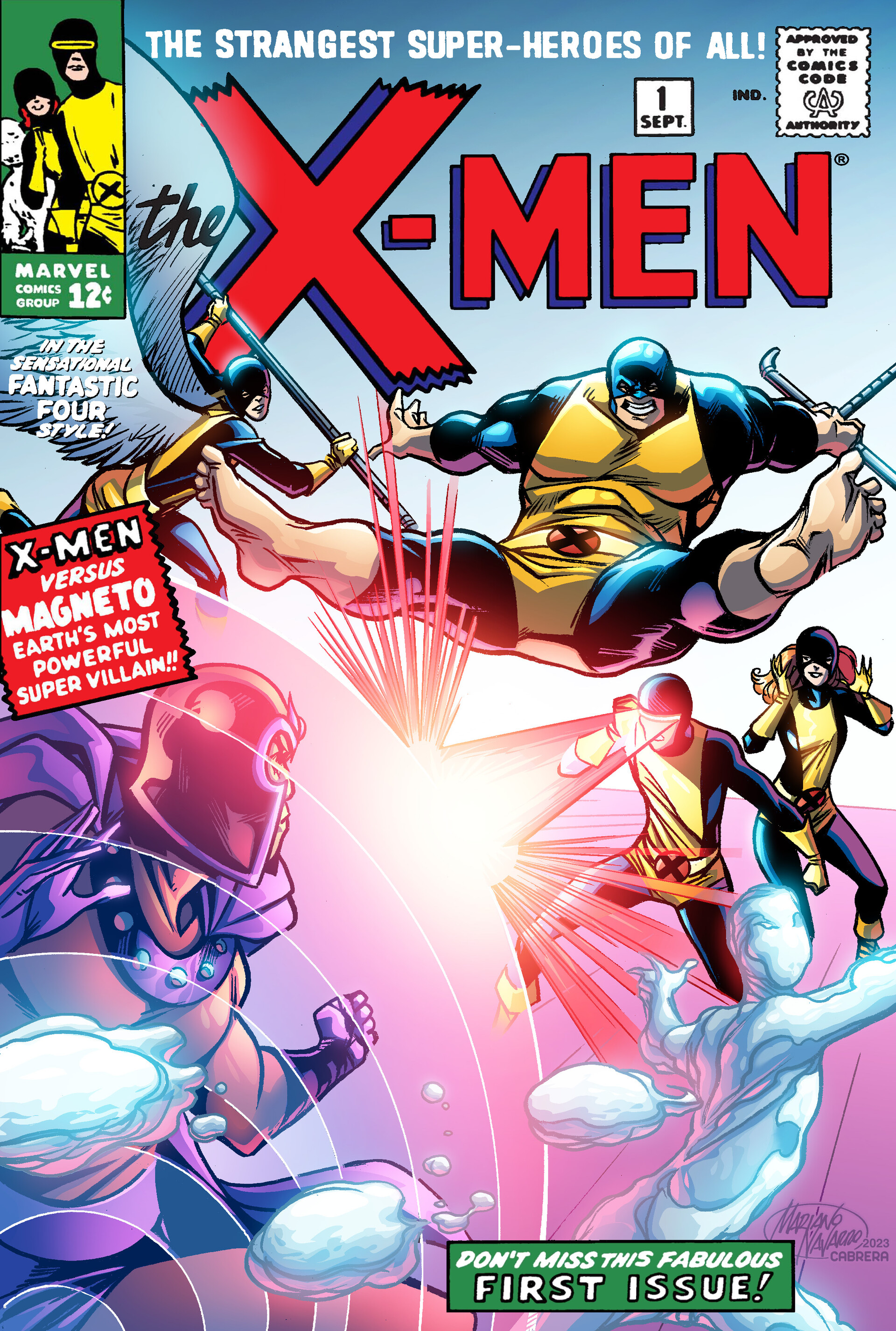 ArtStation - X-Men anniversary - comic cover remake