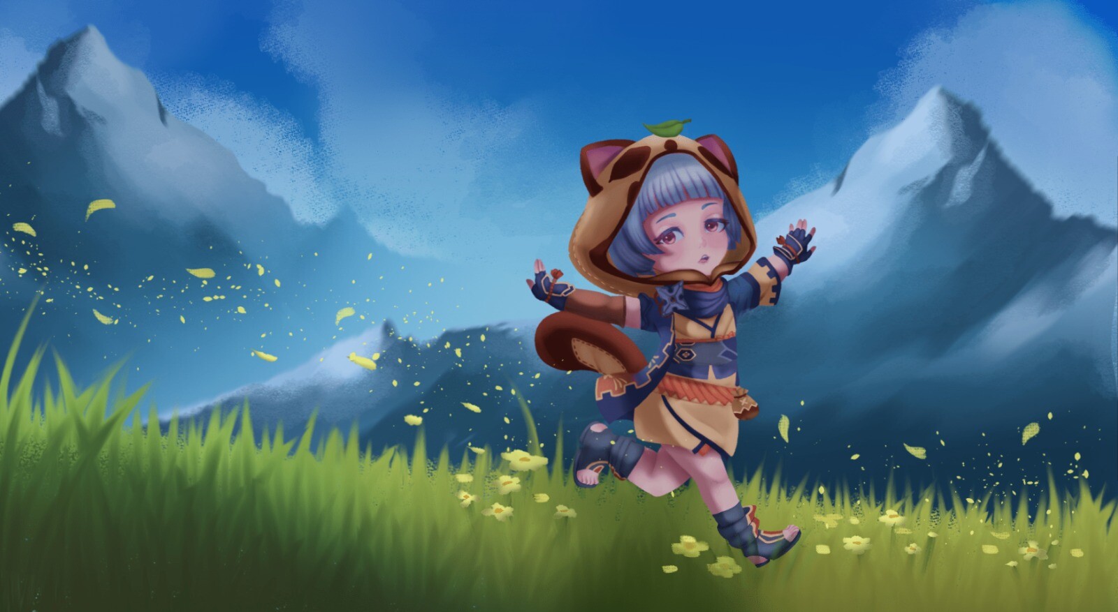 ArtStation - Sayu fanart from Genshin Impact