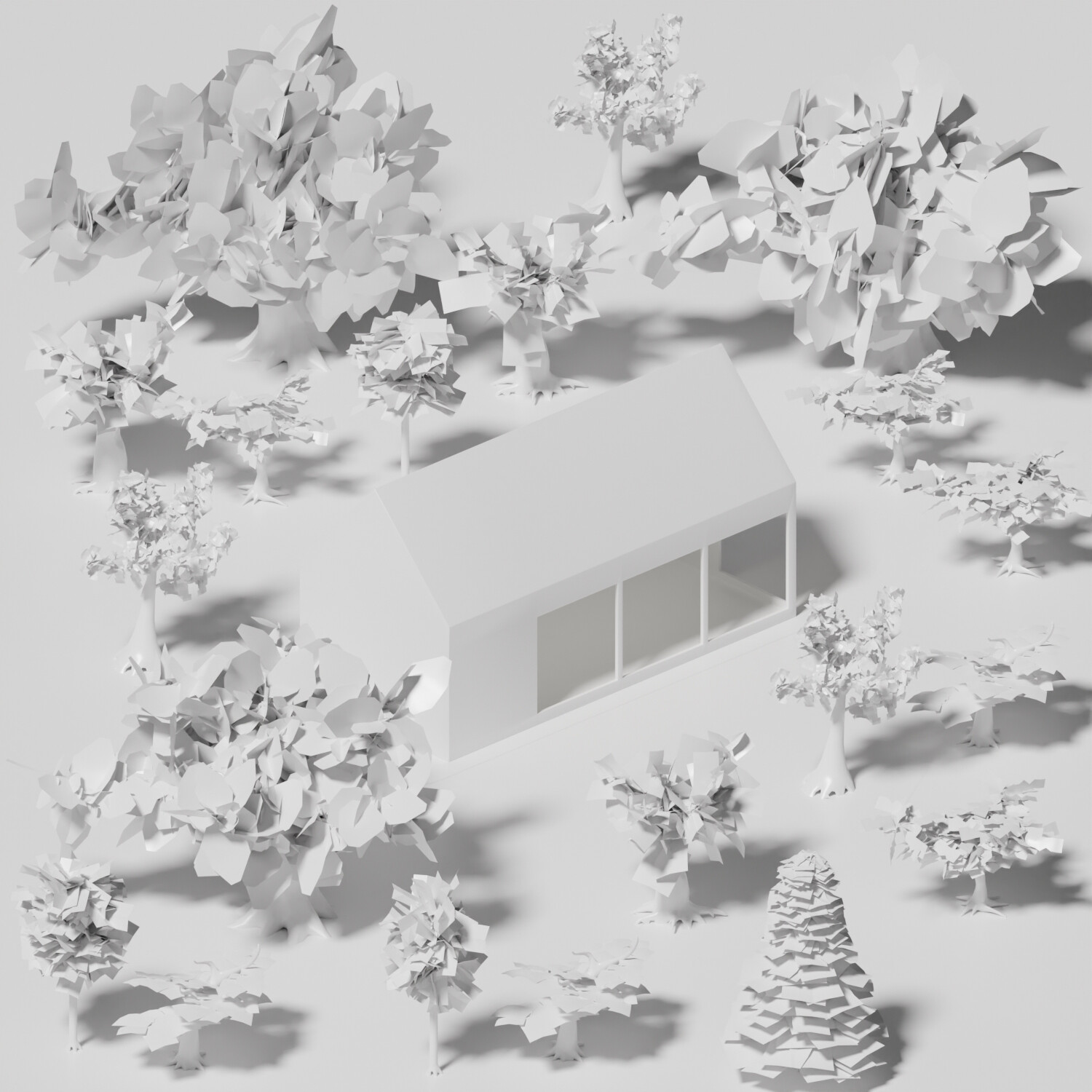 Emin Canbaz - Low-poly Realistic Trees