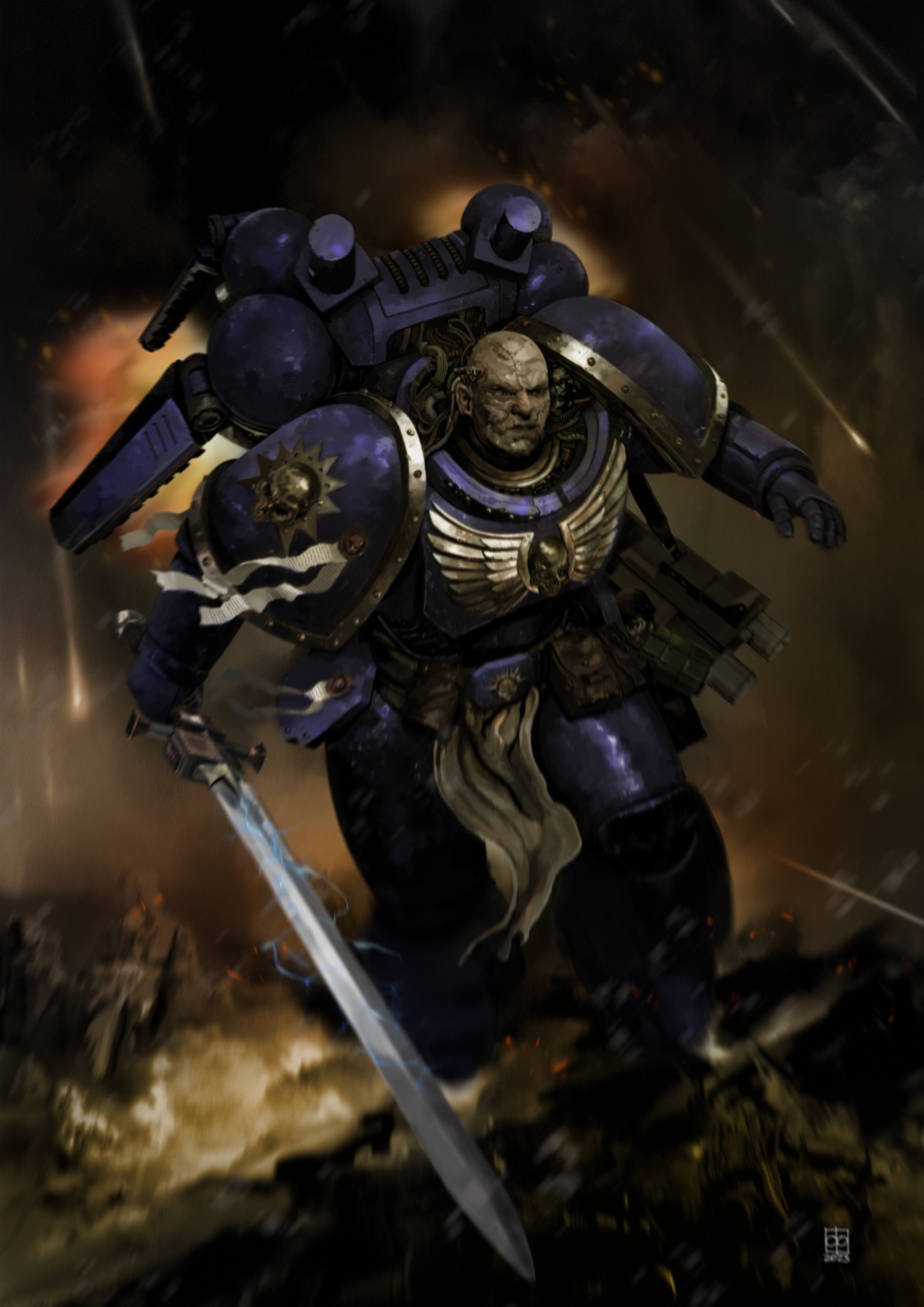 Rainbow Warriors Assault Marine by Daniel Irwin : r/ImaginaryWarhammer