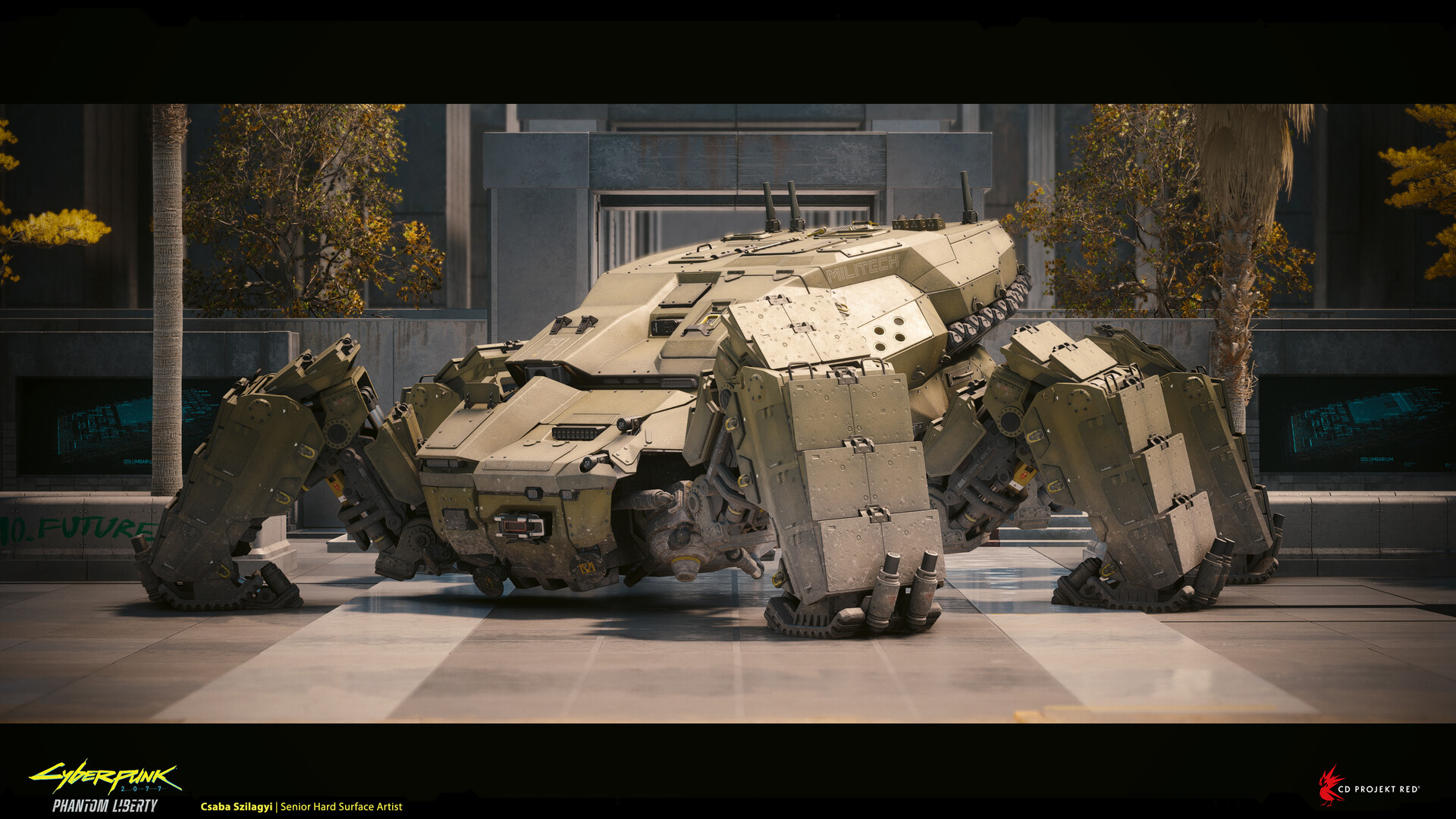 Csaba Szilagyi - Cyberpunk 2077 Phantom Liberty - Militech Chimera