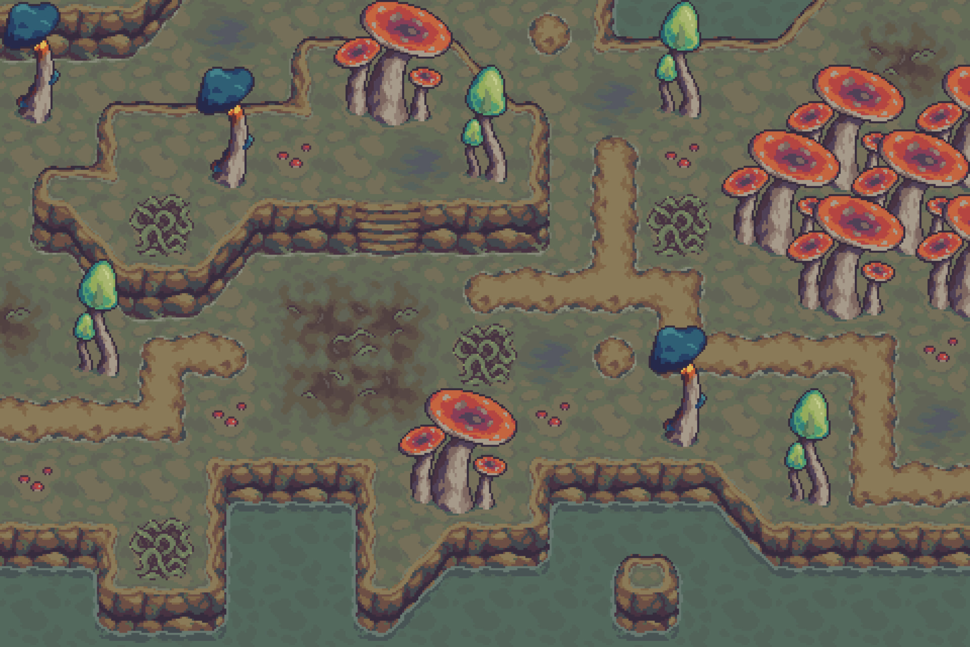 ArtStation - Swamp tileset