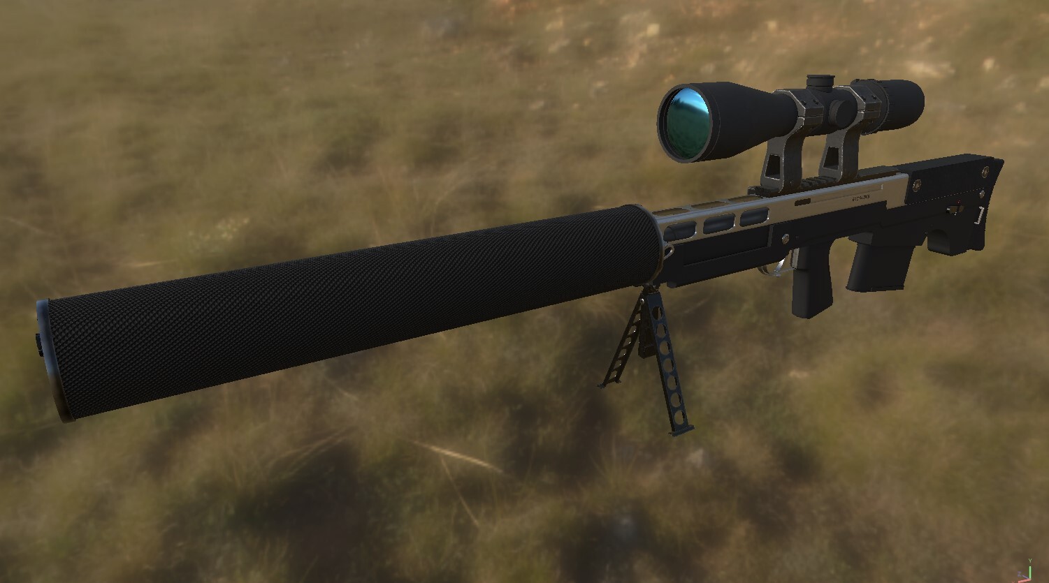 ArtStation - VSSK "Vihlop" sniper rifle