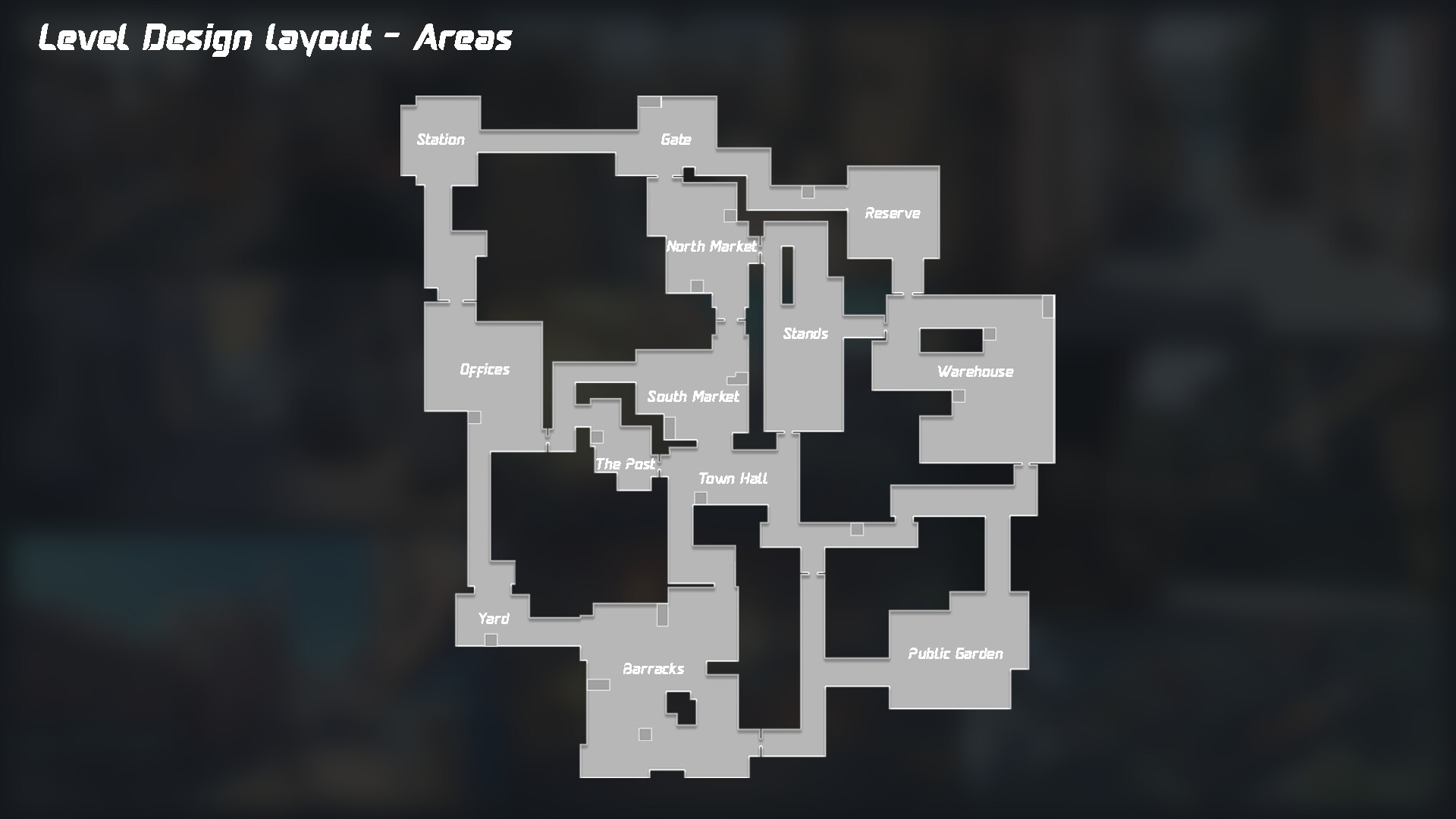 ArtStation - [Level Design] Search & Destroy FPS map