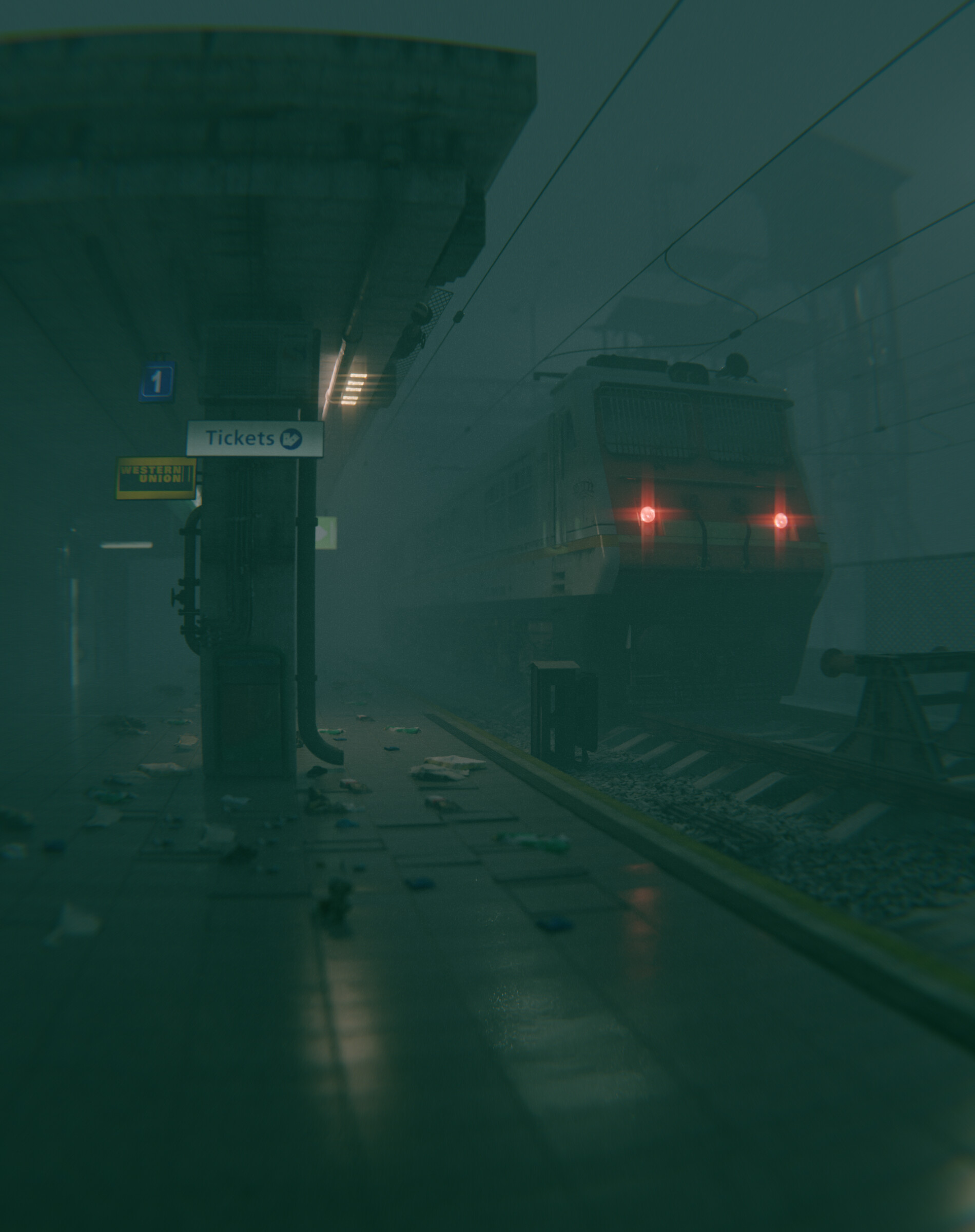 ArtStation - Train Station