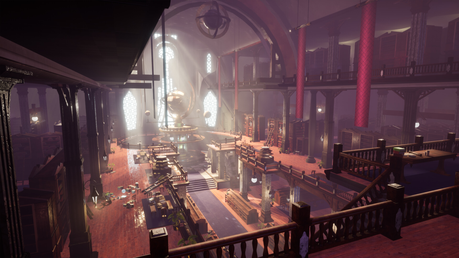 ArtStation - Indoor Scene Project, Mystic Archives